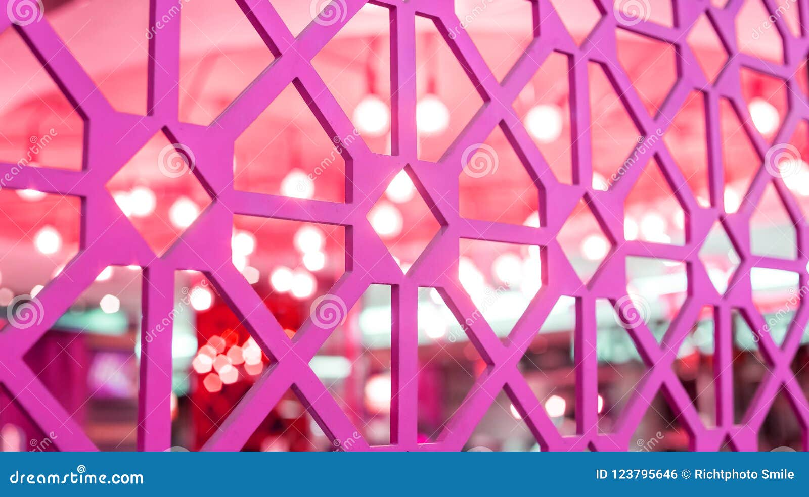 Geometric Screen in an Modern Interior. Stock Photo - Image of interior ...