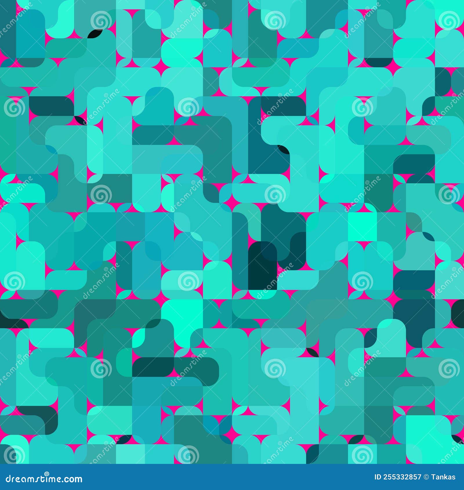 Geometric Seamless Abstract Pattern Low Poly Style. Stock Vector ...