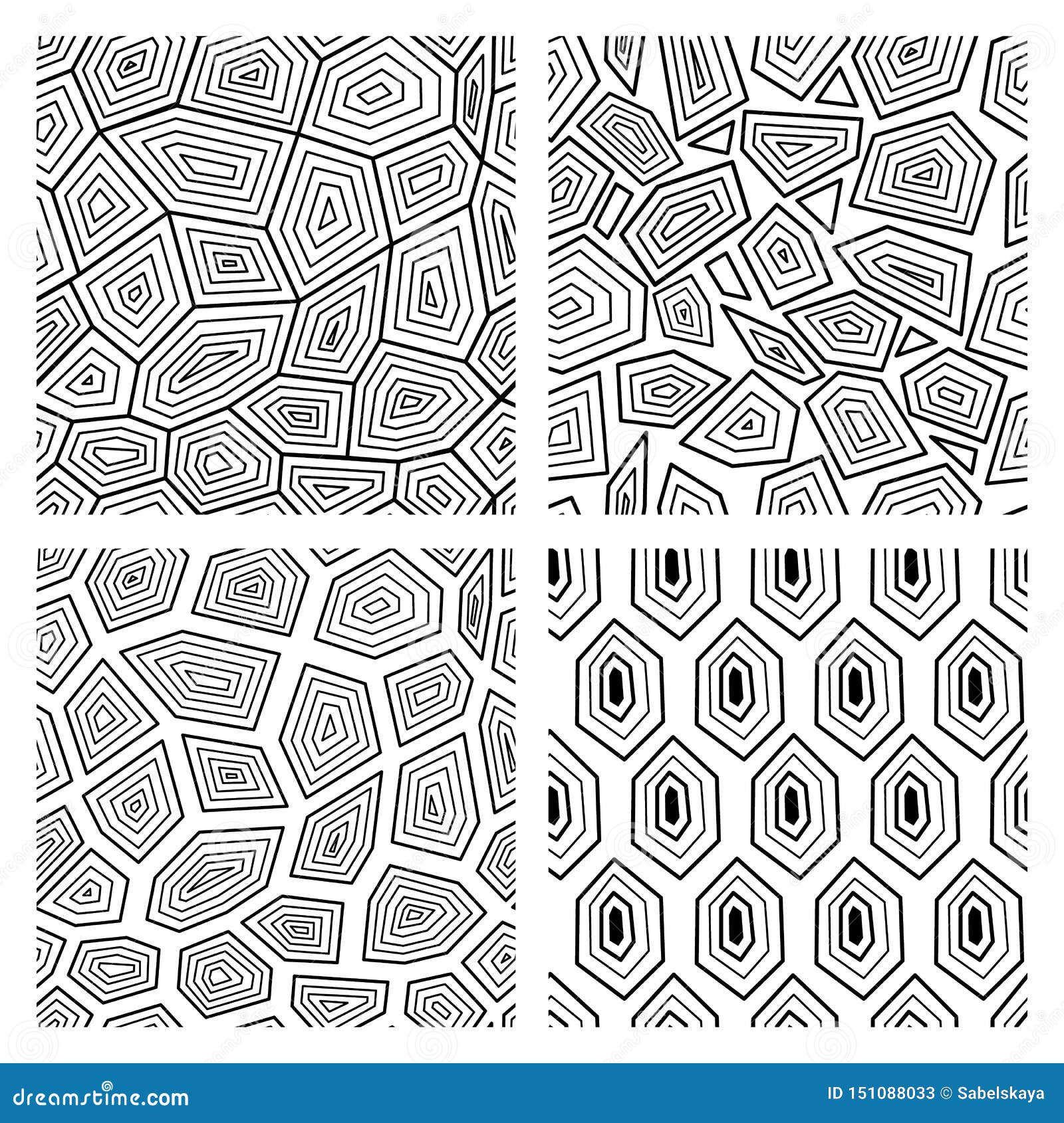 Ninja Turtle Shell Pattern Background