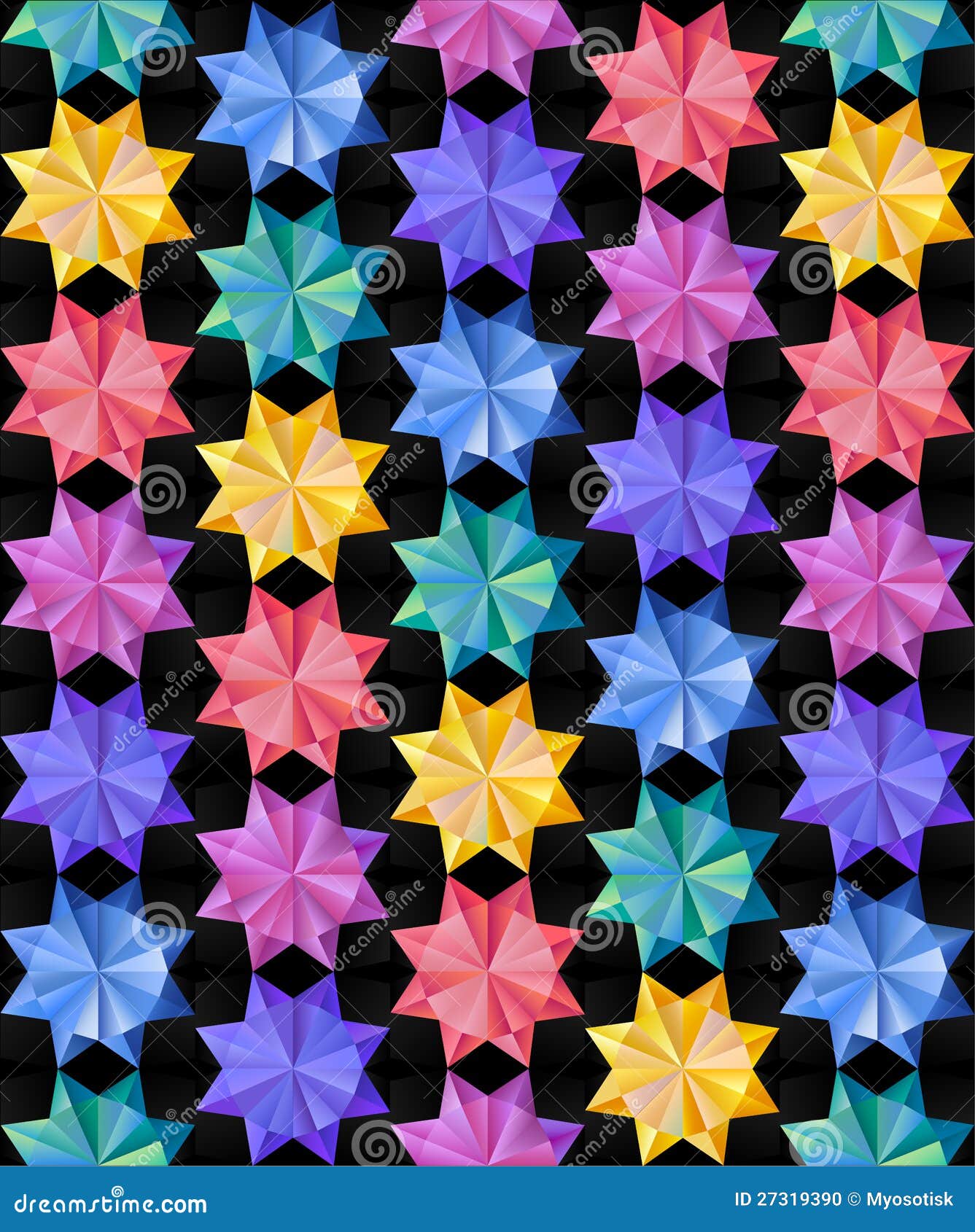 Geometric Seamless Background Stock Vector - Illustration of modern ...