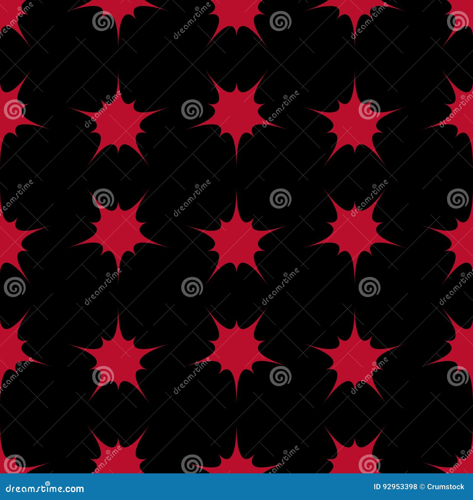 Geometric Seamless Background. Black Background with Red Splash Stock ...