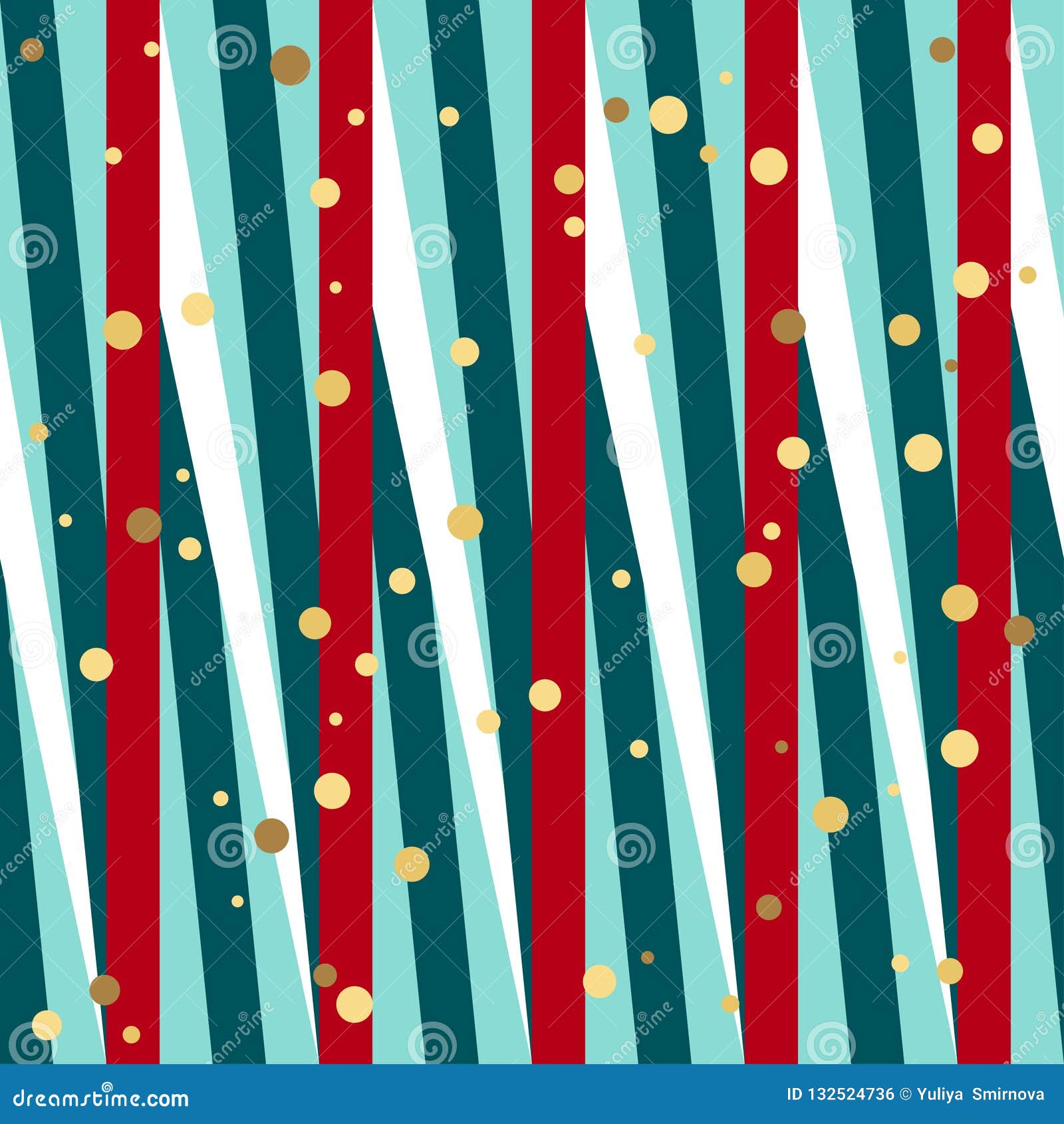 Christmas Stripes Background