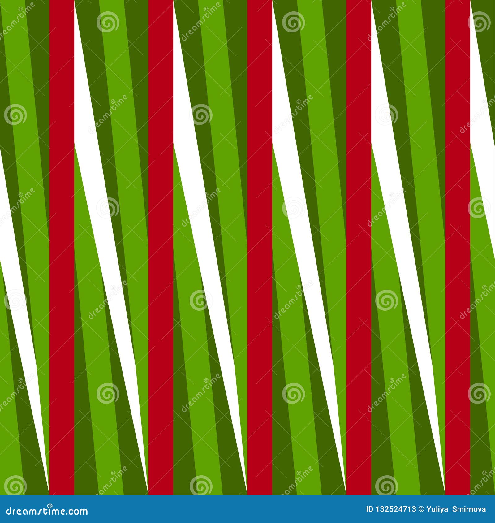 Geometric Seamless Christmas Pattern. Background of Colored Stripes ...