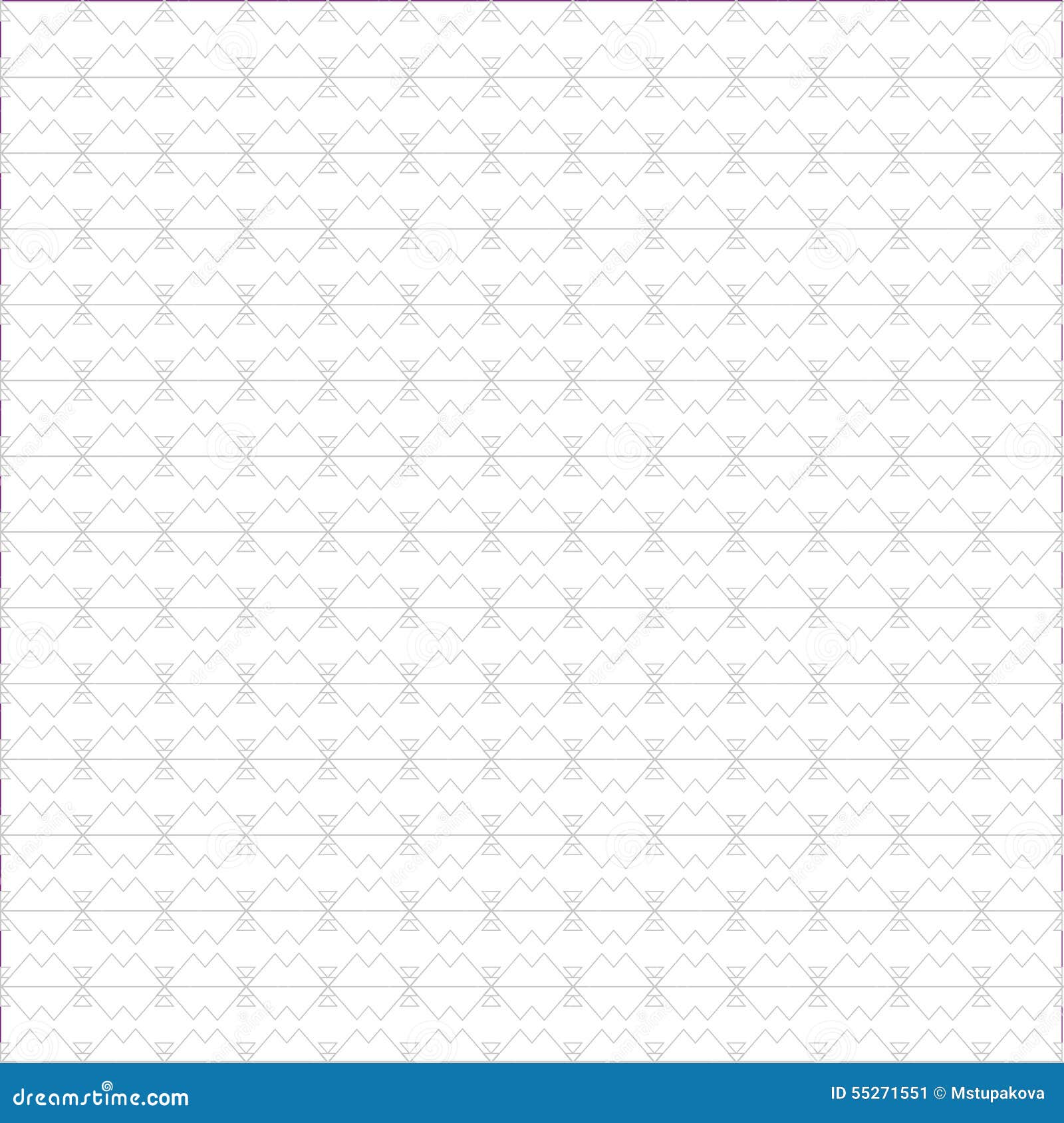 Geometric Seamless Colorless Pattern on White Background Stock ...