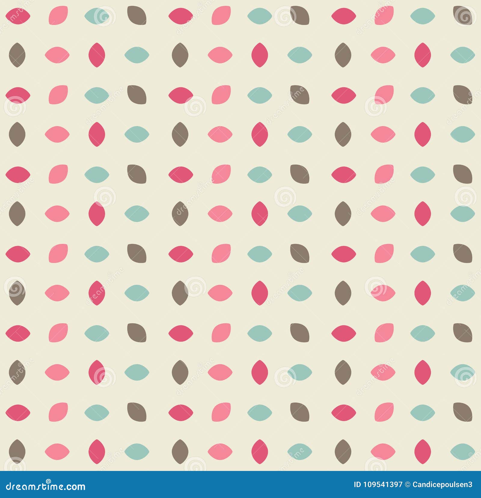 Geometric Seamless Dot Repeat Pattern Stock Vector - Illustration of ...