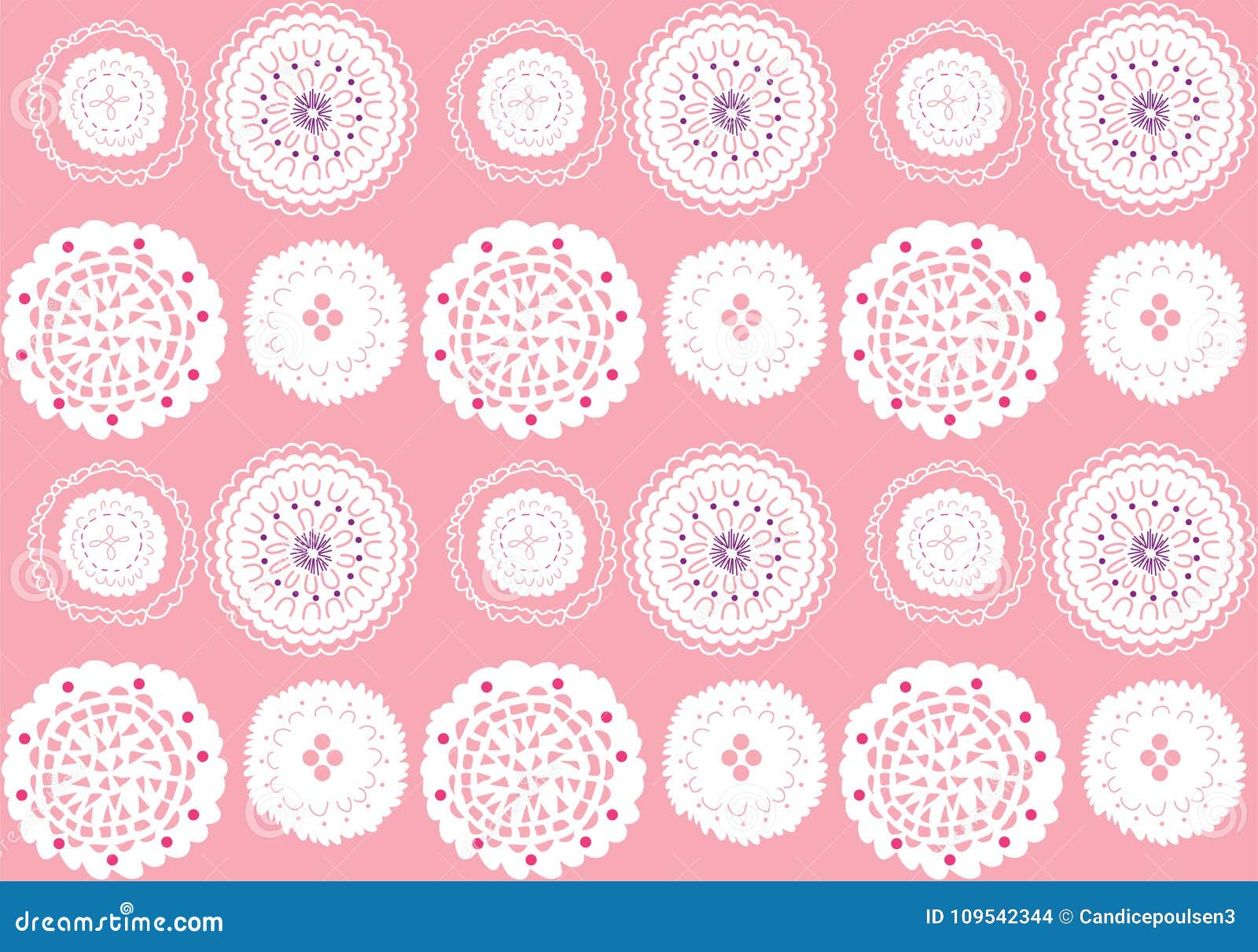 Geometric Seamless Dot Repeat Pattern Stock Vector - Illustration of ...