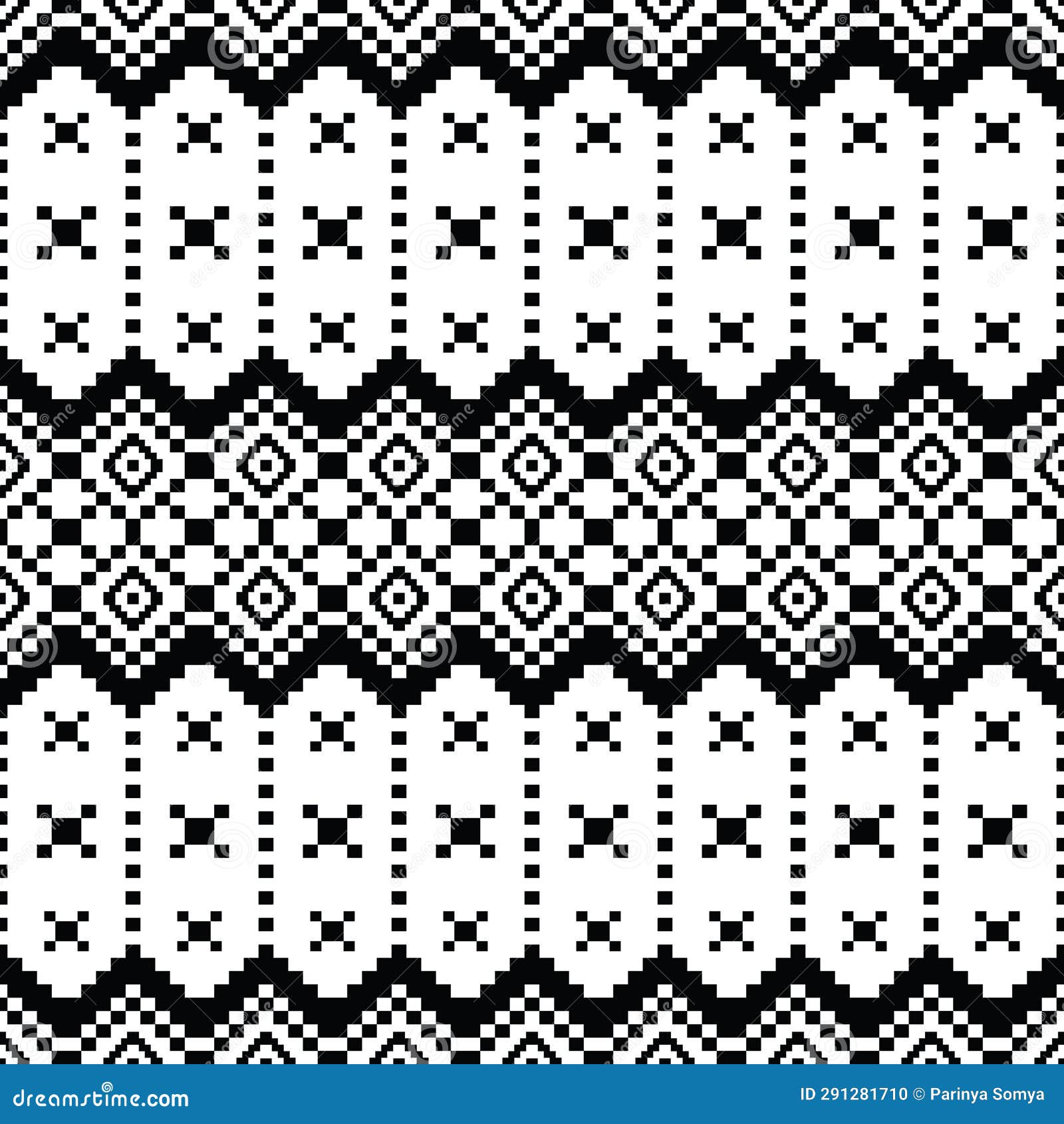 Pixel Art Native American Woman. Vector Illustration Decorative Design ...