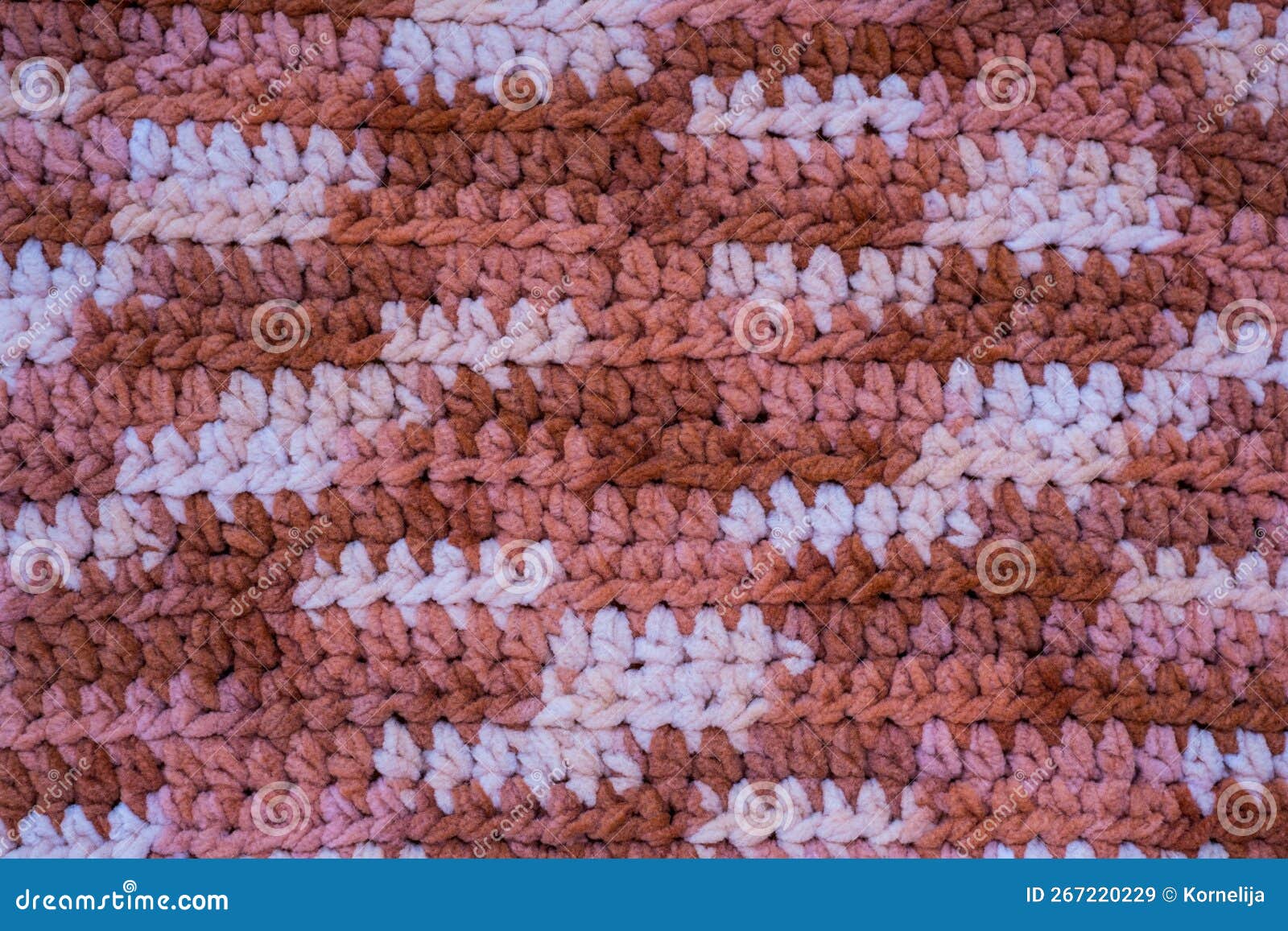 Geometric Seamless Knitted Pattern Stock Image - Image of handcrocheted ...