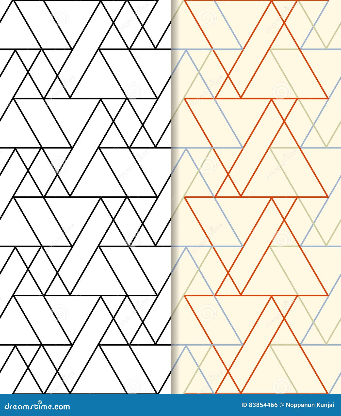 Geometric Seamless Pattern Background. Stock Vector - Illustration of ...