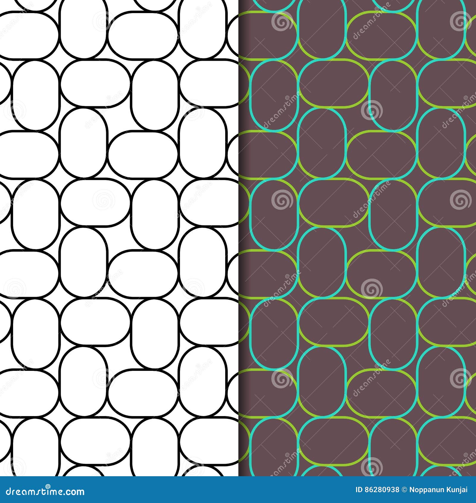 Geometric Seamless Pattern Background. Stock Vector - Illustration of ...