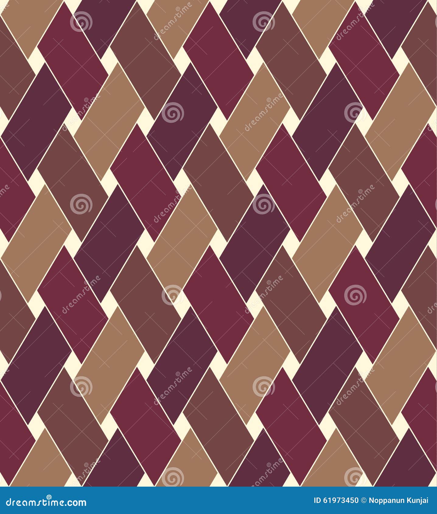 Geometric Seamless Pattern Background with Weave Style. Stock Vector ...