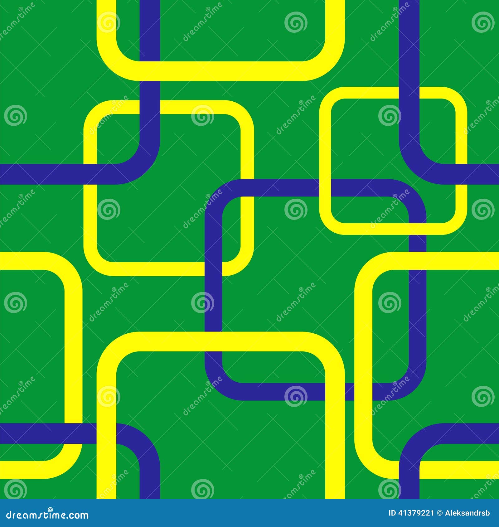 Geometric Seamless Pattern in Brazil Flag Concept Stock Vector ...