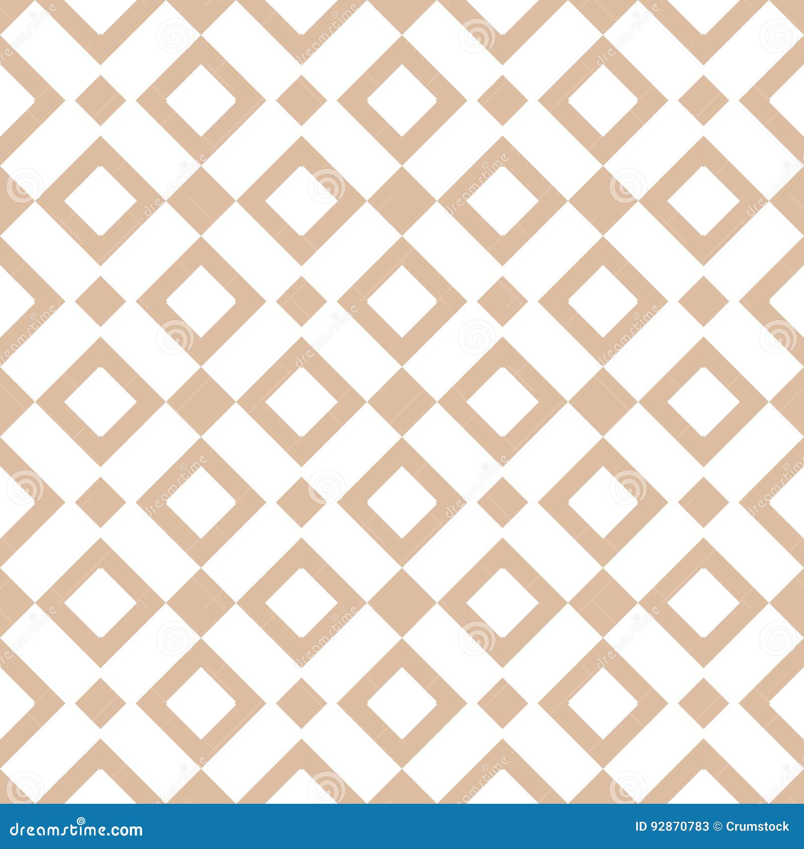 Geometric Seamless Pattern. Brown Abstract Background with Square Shape ...