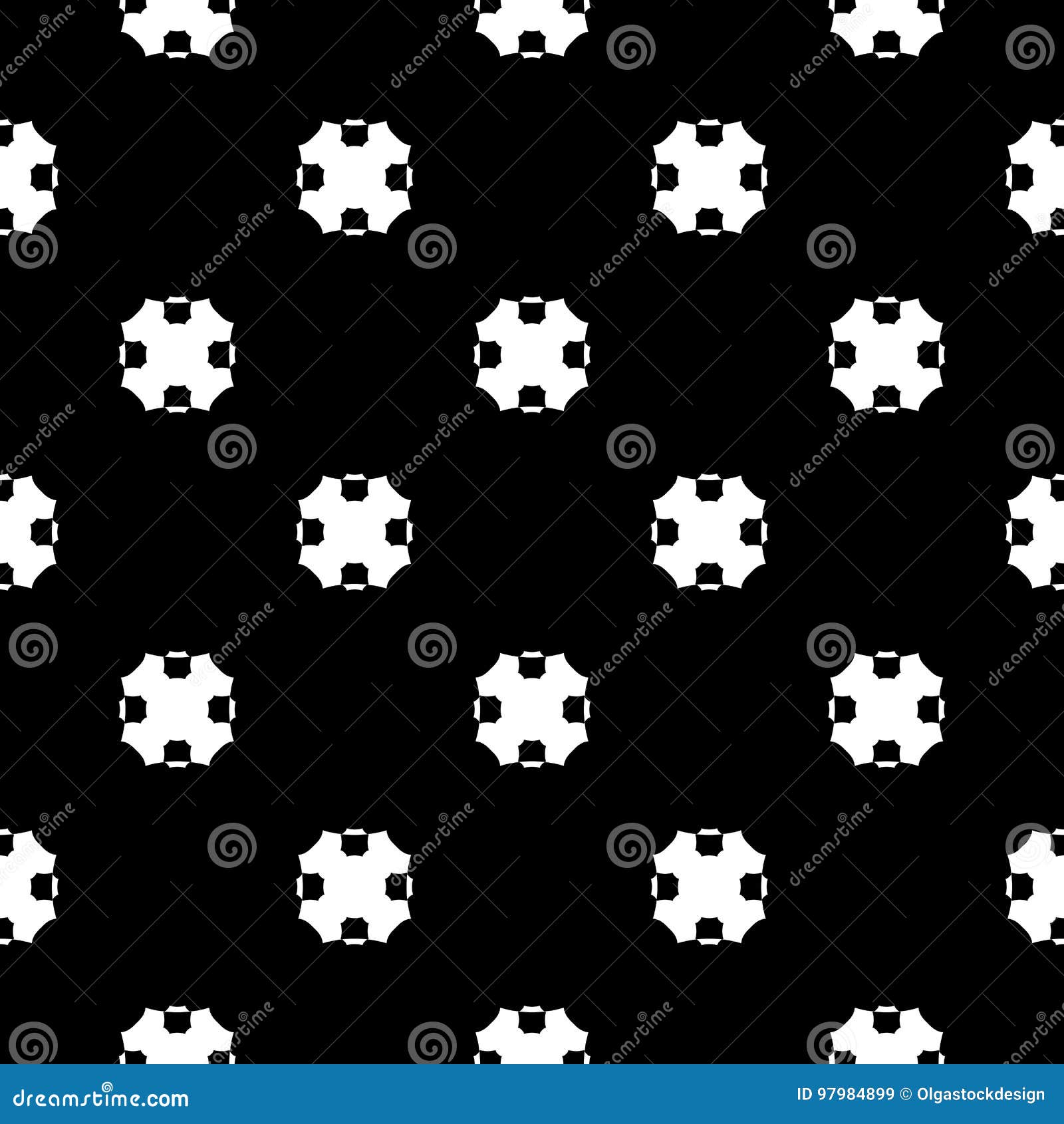 Geometric Seamless Pattern with Carved Octagons Stock Vector ...