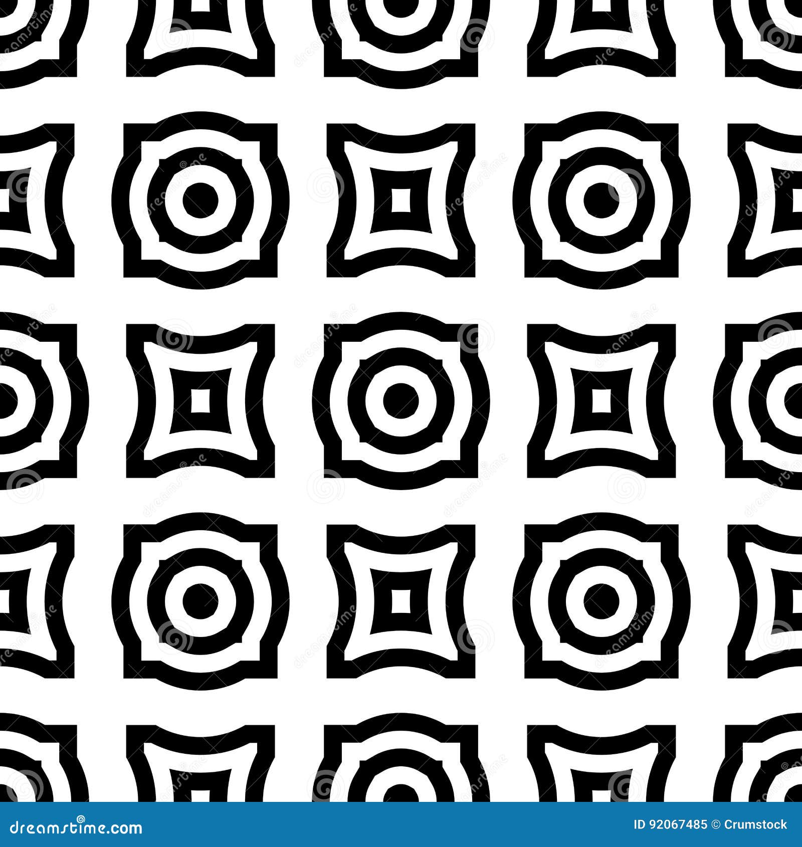 Geometric Seamless Pattern Colored Background Stock Vector