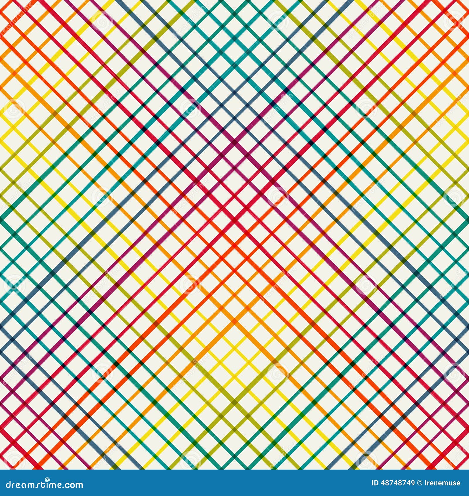 Geometric Seamless Pattern with Cross Lines Stock Vector - Illustration ...