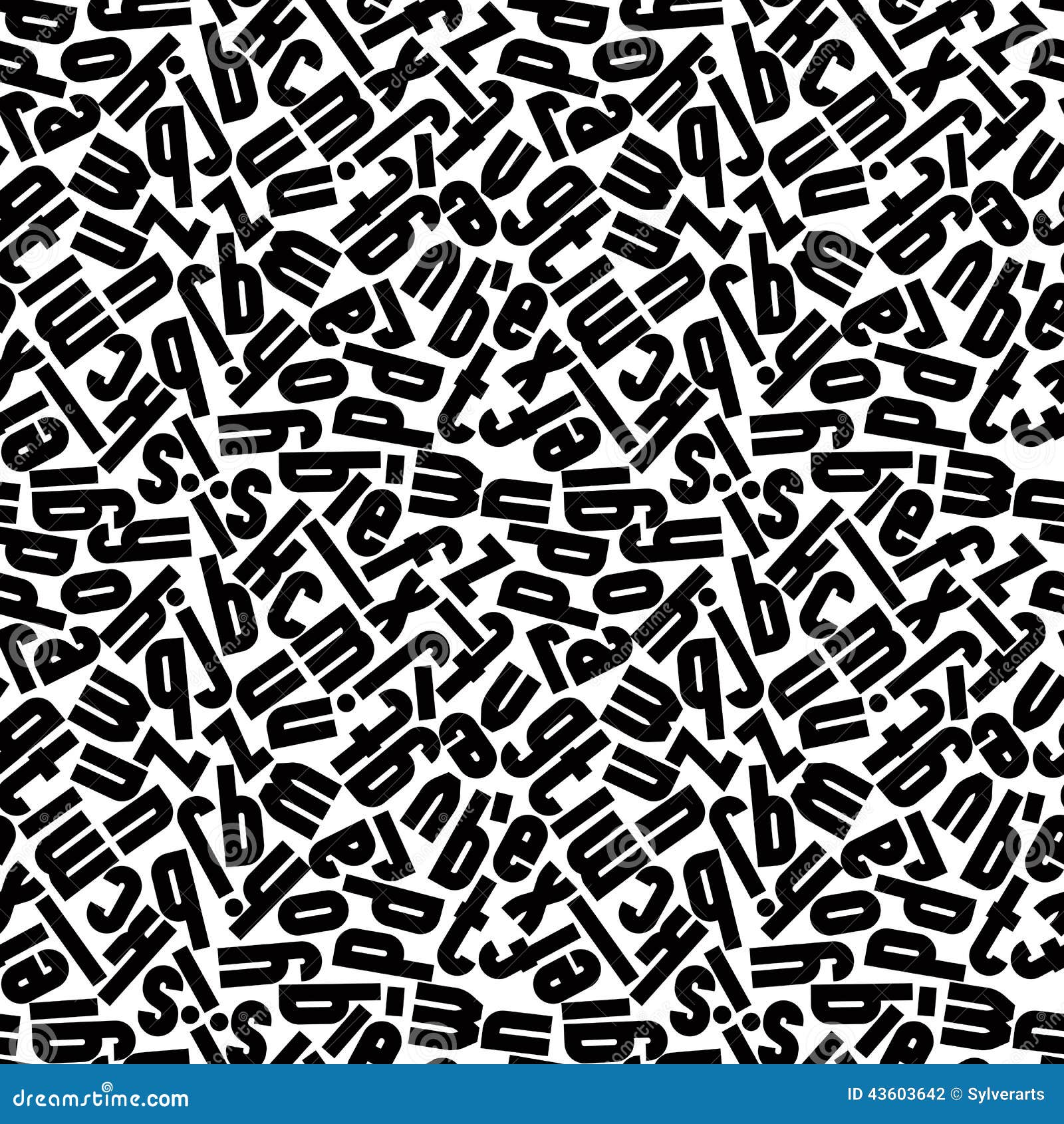 Geometric Seamless Pattern with Letters. Stock Vector - Illustration of ...