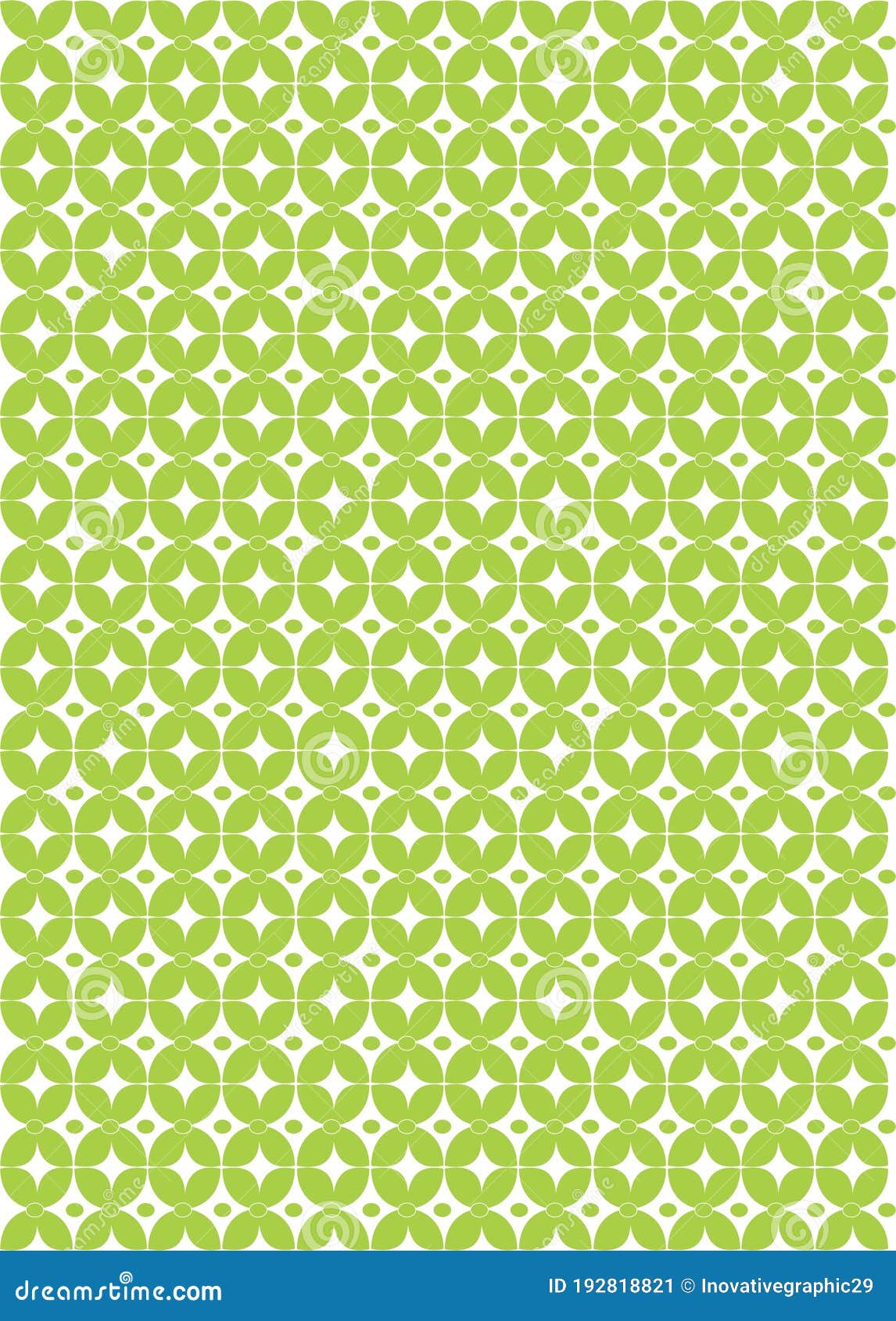 Geometric Seamless Pattern in Light Green Color Stock Illustration ...