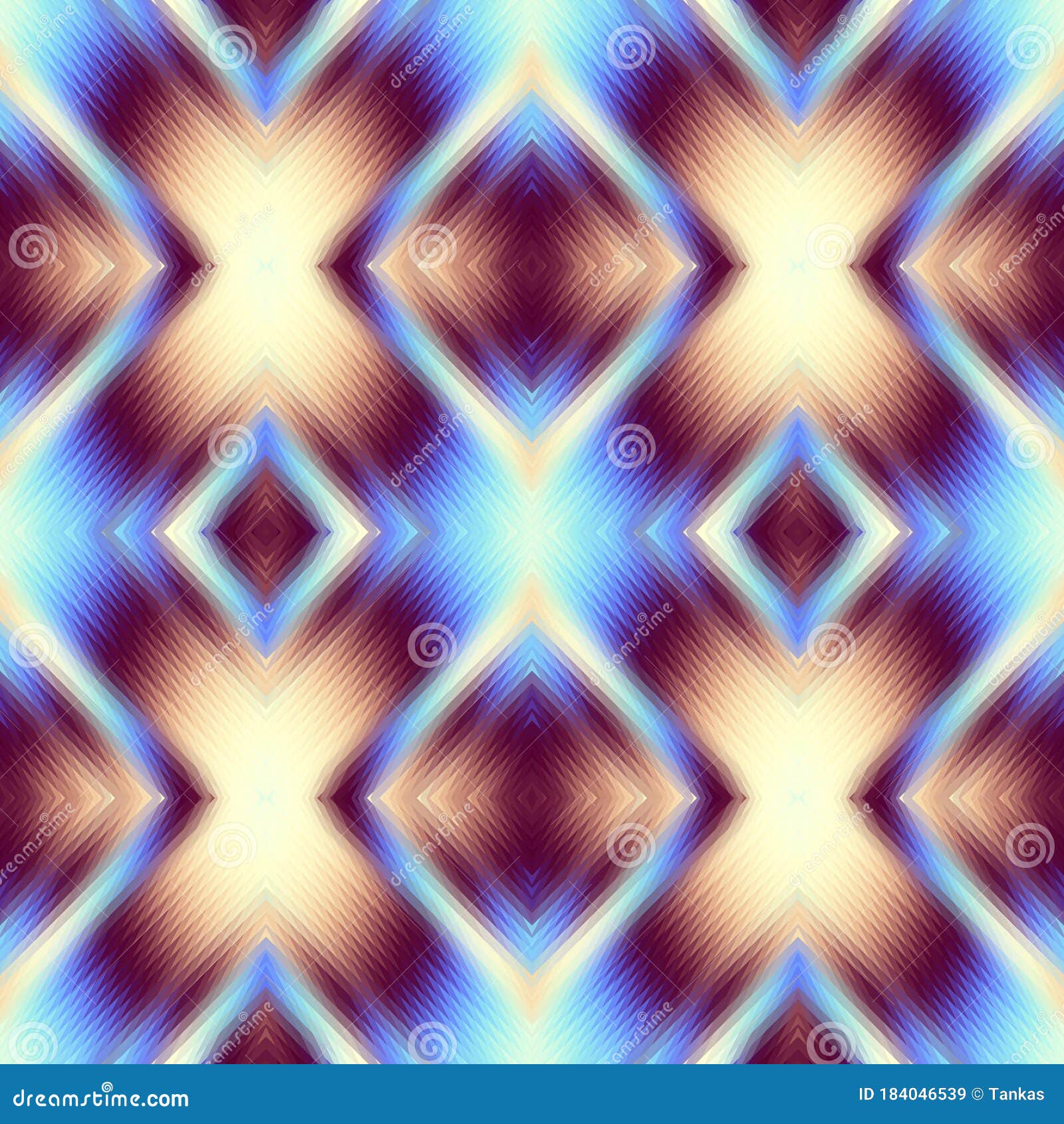 Symmetric Gradient Phantom Blue Linear Optical Illusion Background ...