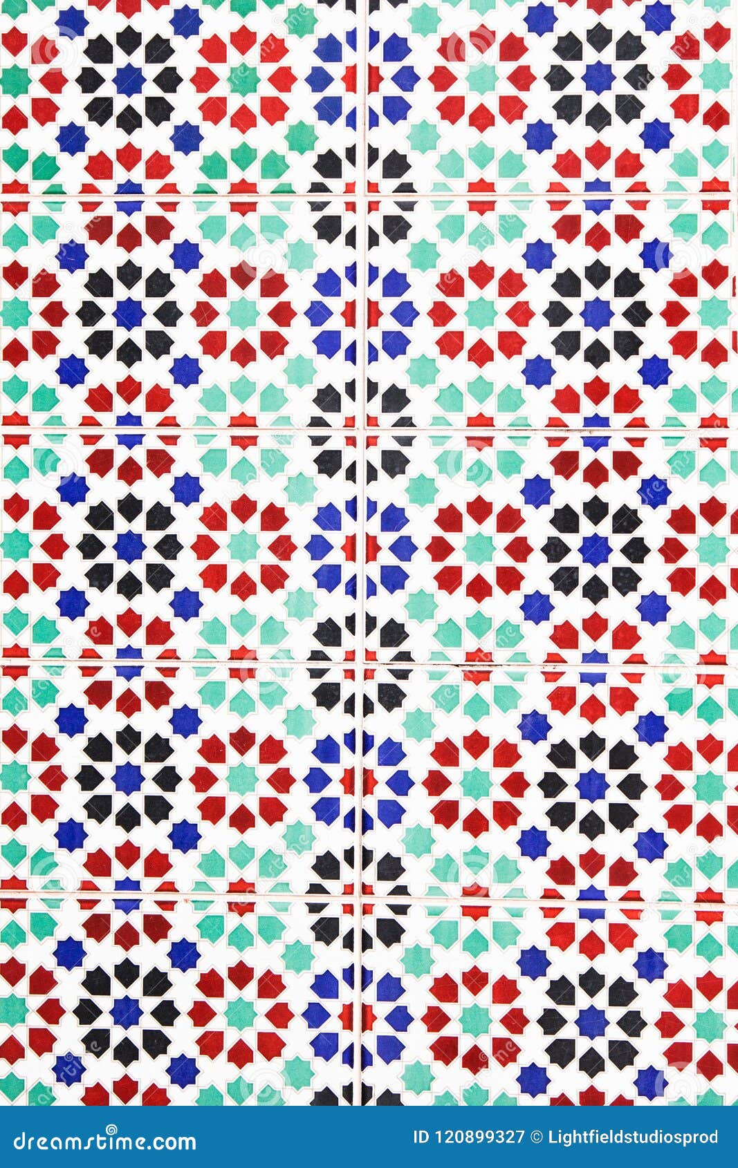 Geometric Seamless Pattern, Moroccan Stock Image - Image of ornament ...