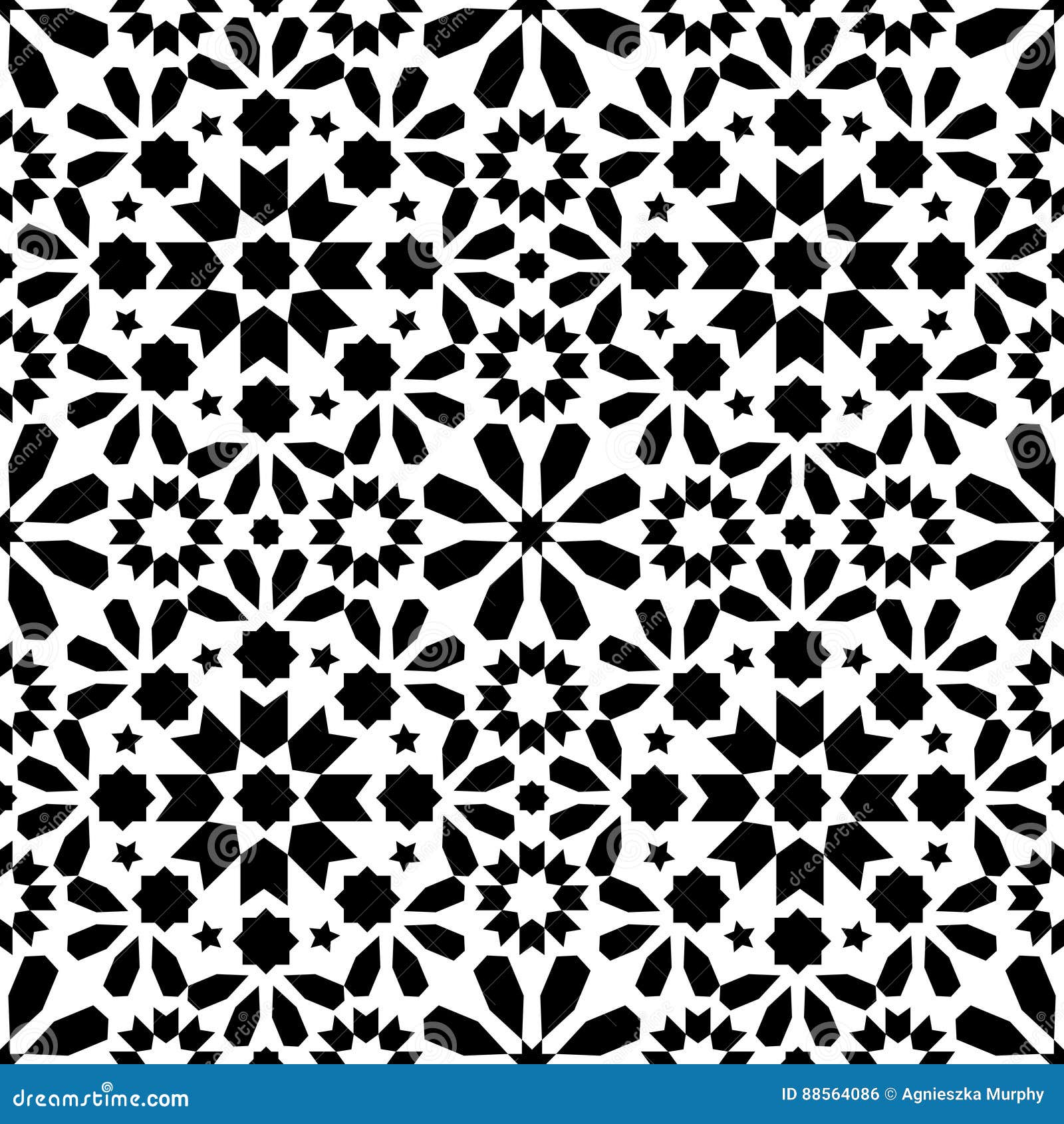Geometric Seamless Pattern, Moroccan Tiles Design, Seamless Black Tile ... Geometric Seamless Pattern, Moroccan Tiles Design, Seamless Black Tile ...