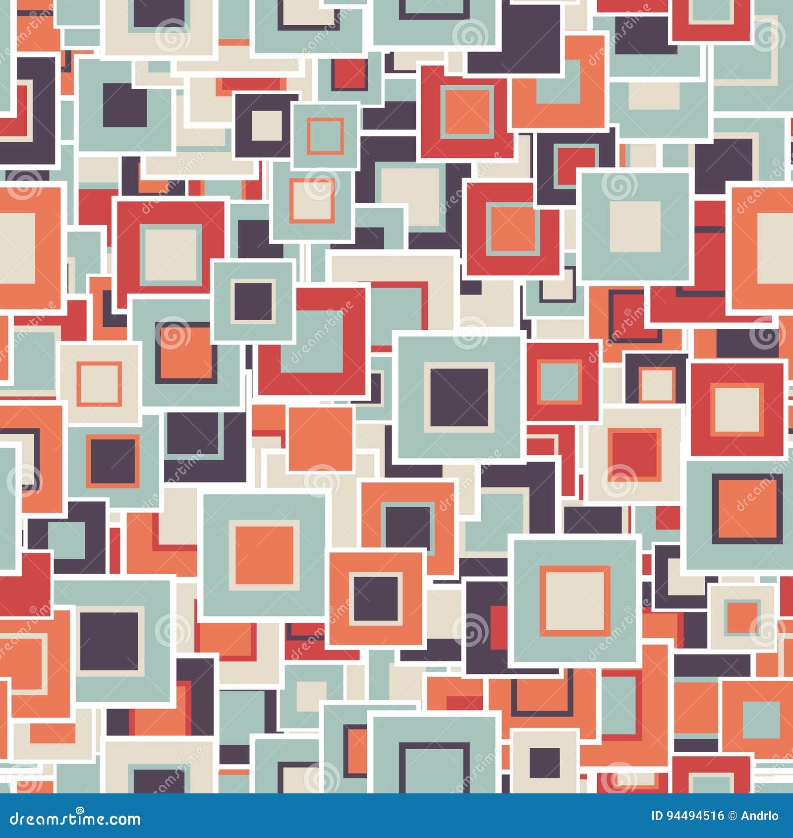 Geometric seamless pattern stock vector. Illustration of pattern - 94494516