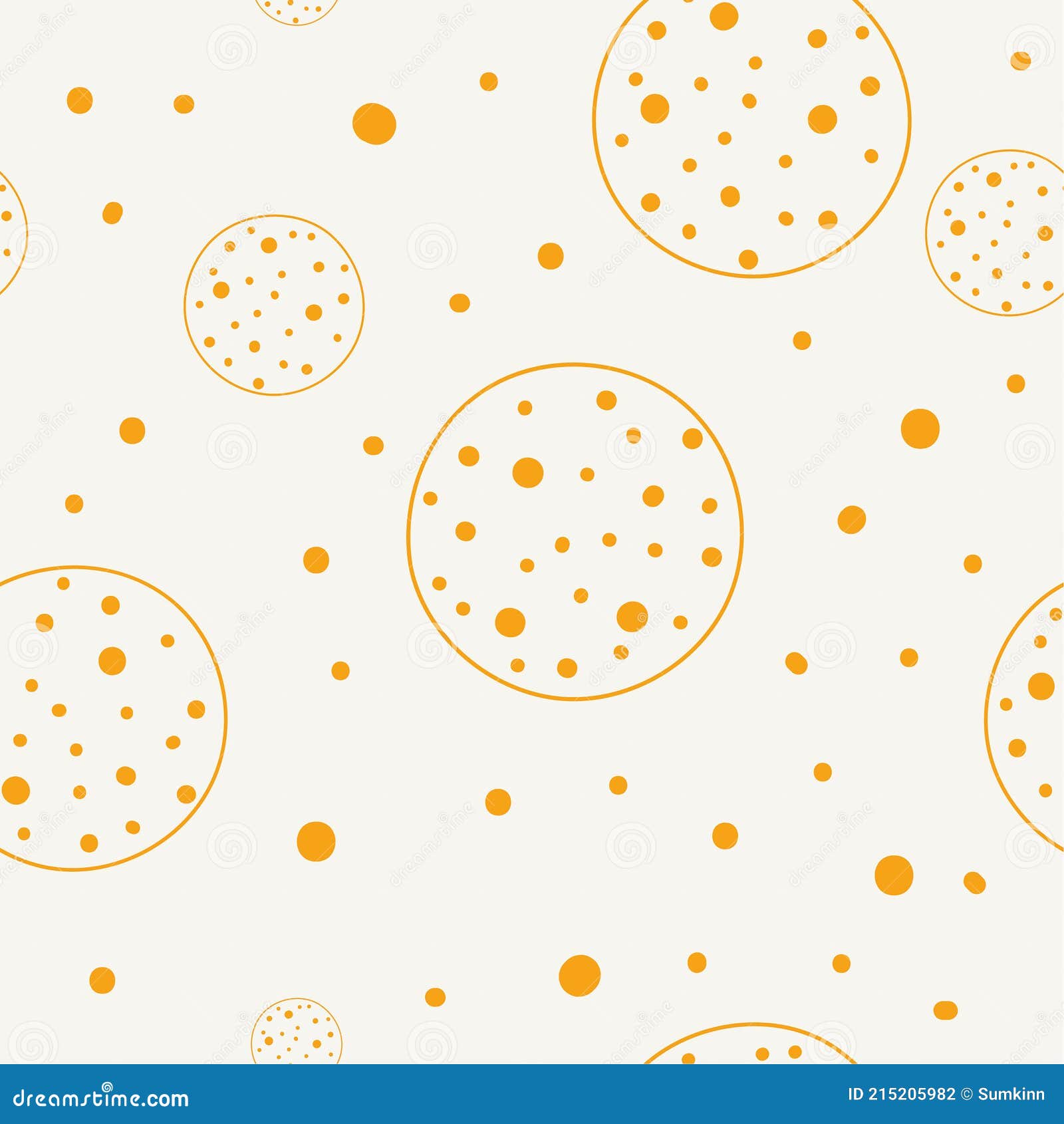 Geometric seamless pattern stock vector. Illustration of semicircle - 215205982