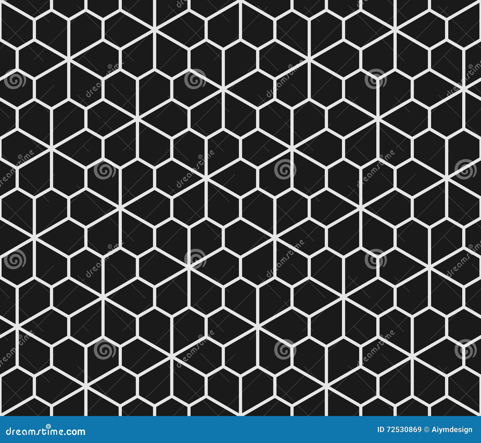 Geometric Seamless Pattern with Pentagons Stock Vector - Illustration ...