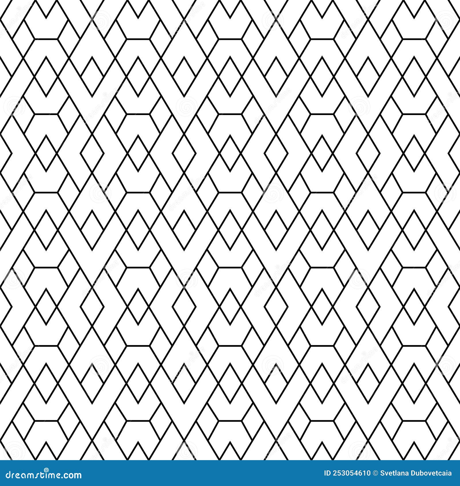 Geometric Seamless Pattern. Repeated Abstract Texture. Modern Triangle ...