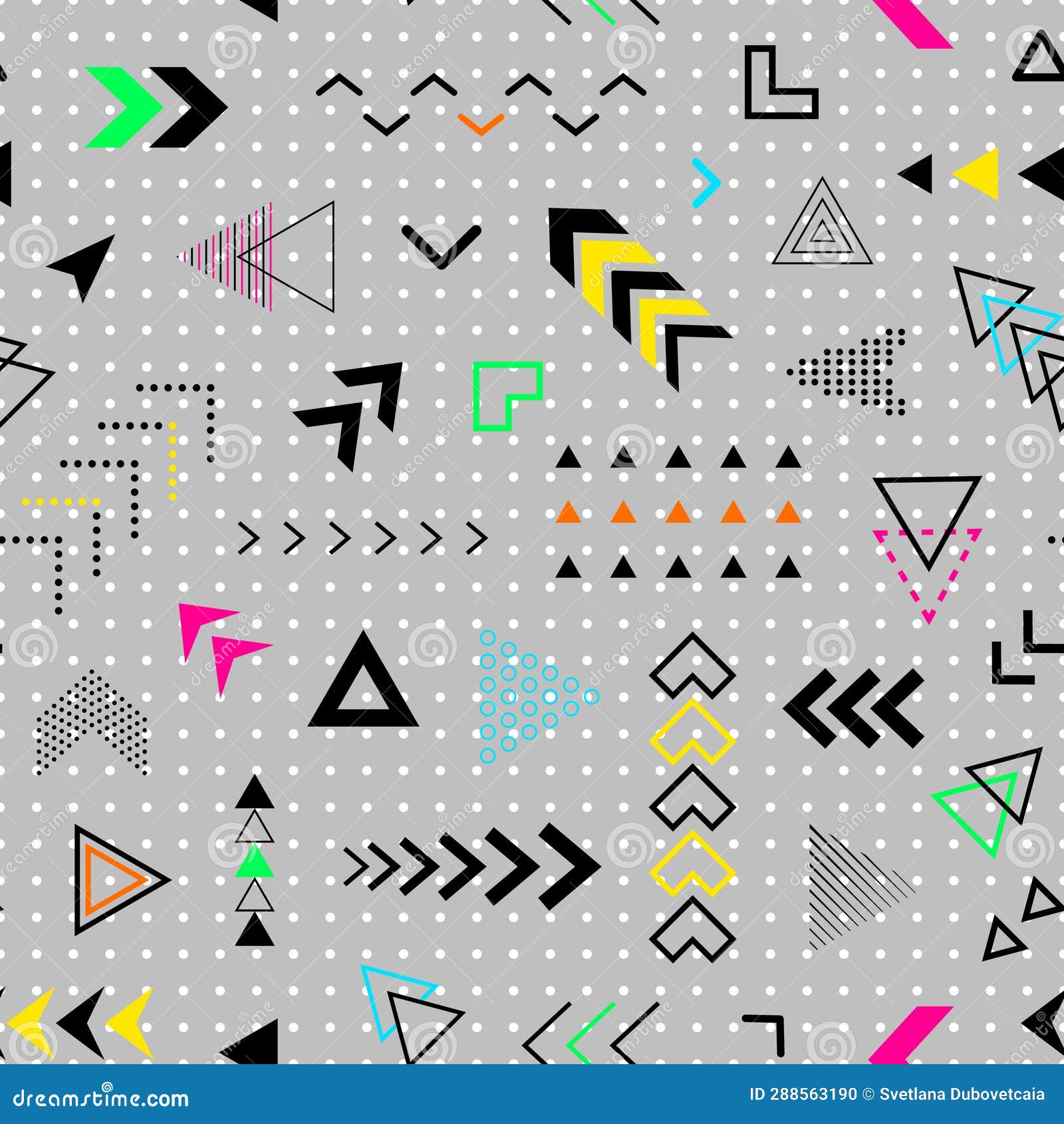 Geometric Seamless Pattern. Repeating Abstract Geometry Background ...