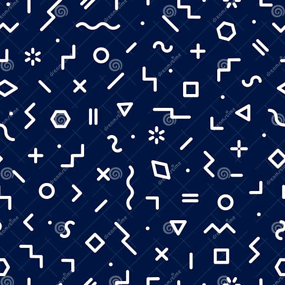 Geometric Seamless Pattern. Repeating Geometry Background. Modern ...