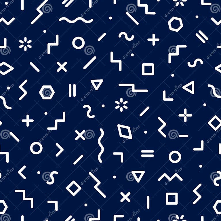 Geometric Seamless Pattern. Repeating Geometry Background. Modern ...