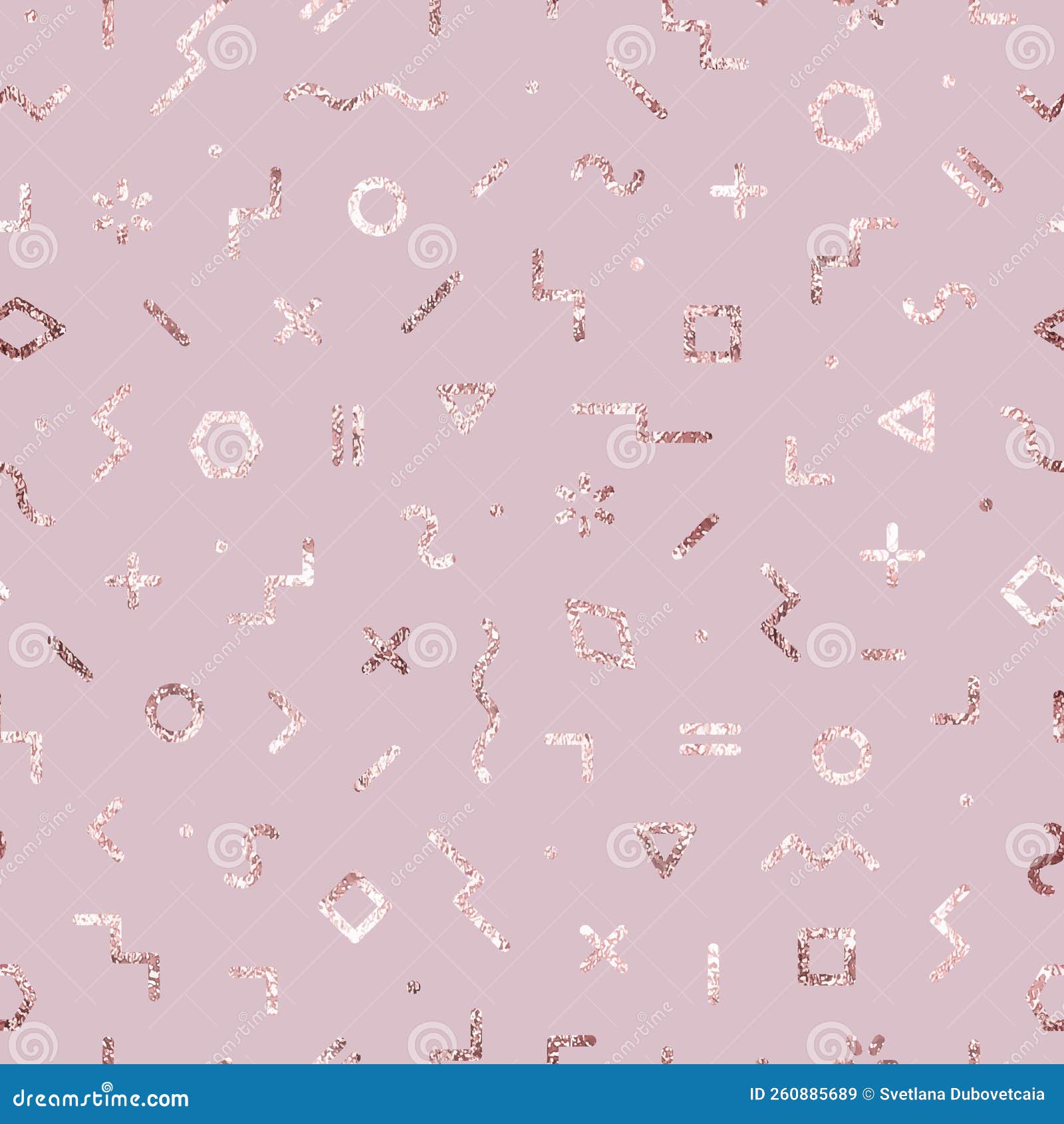 Geometric Seamless Pattern. Repeating Geometry Glitter Shape. Pink ...