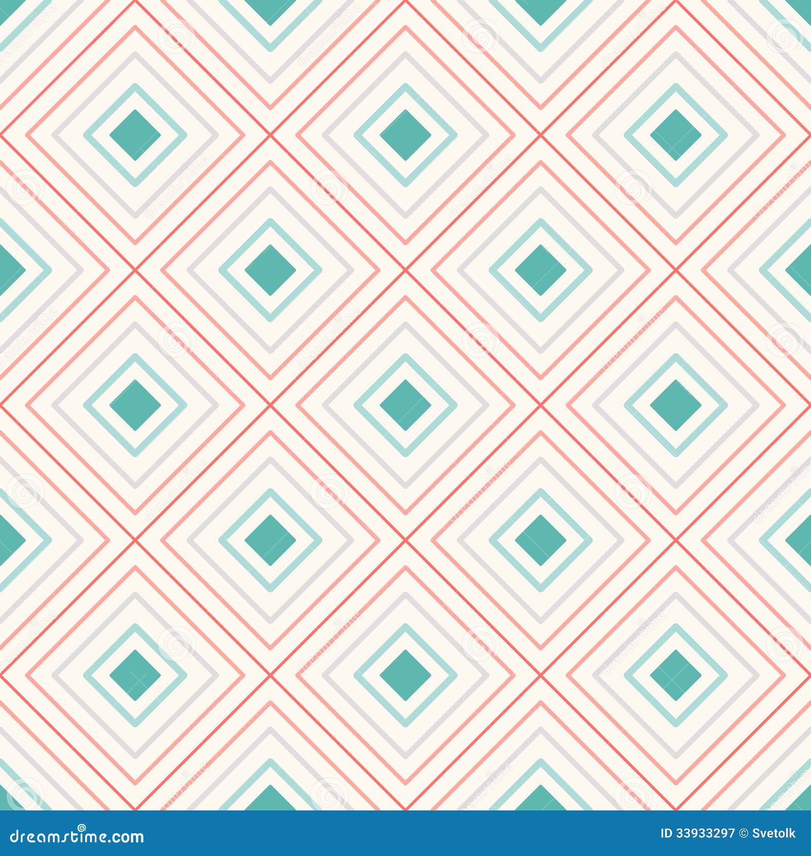 Geometric Seamless Pattern with Repeating Rhombus Stock Vector ...