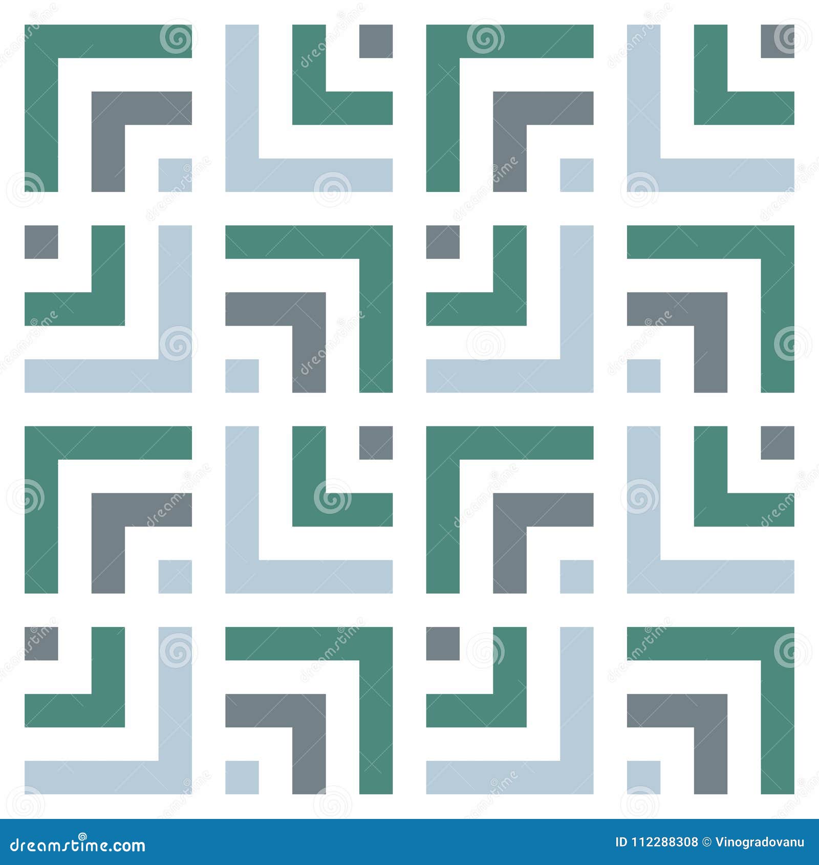 Geometric Seamless Pattern. Simple Regular Background. Calm Tones ...
