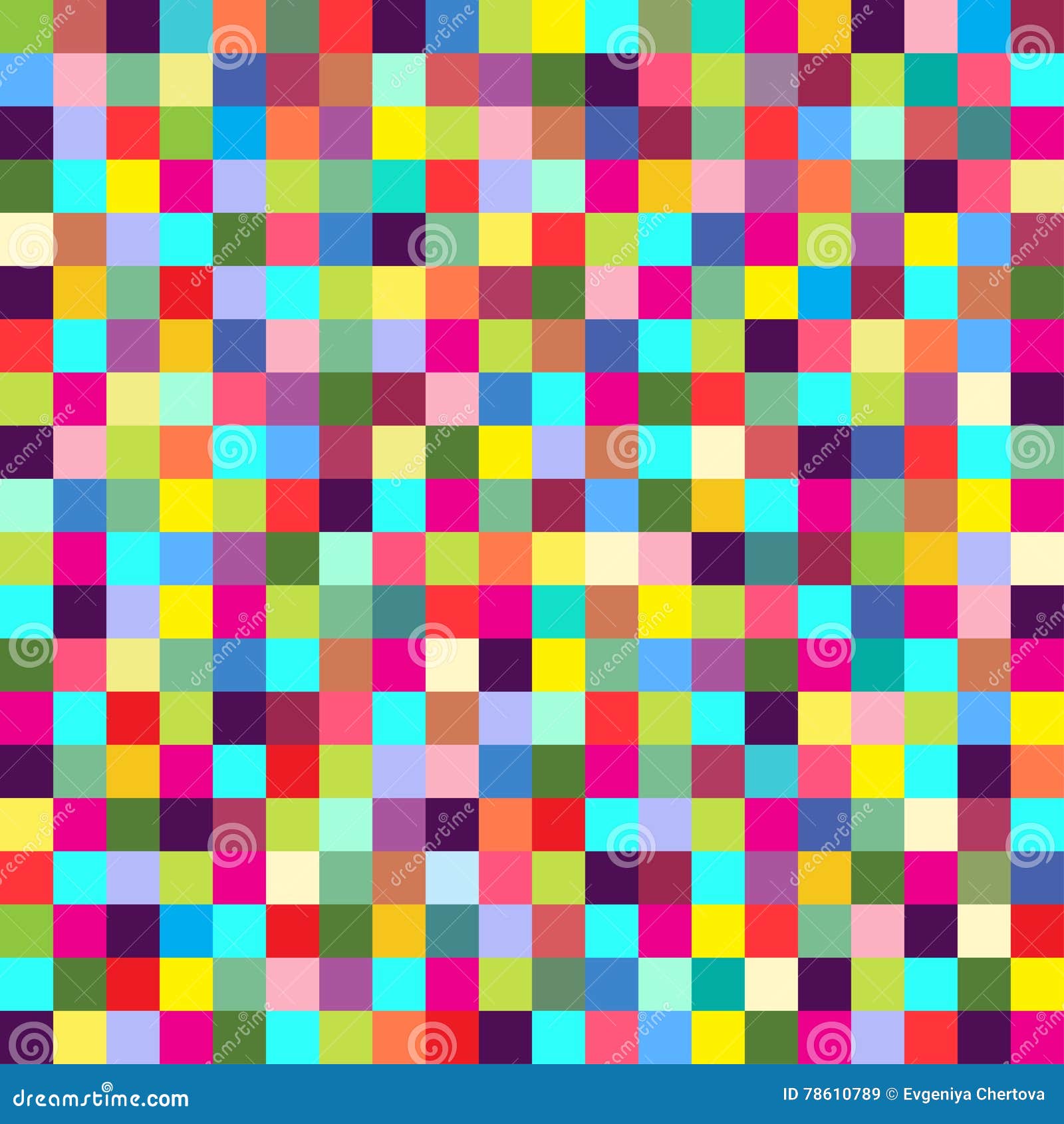 Geometric Seamless Pattern of Square, Abstract Background. Checkered ...