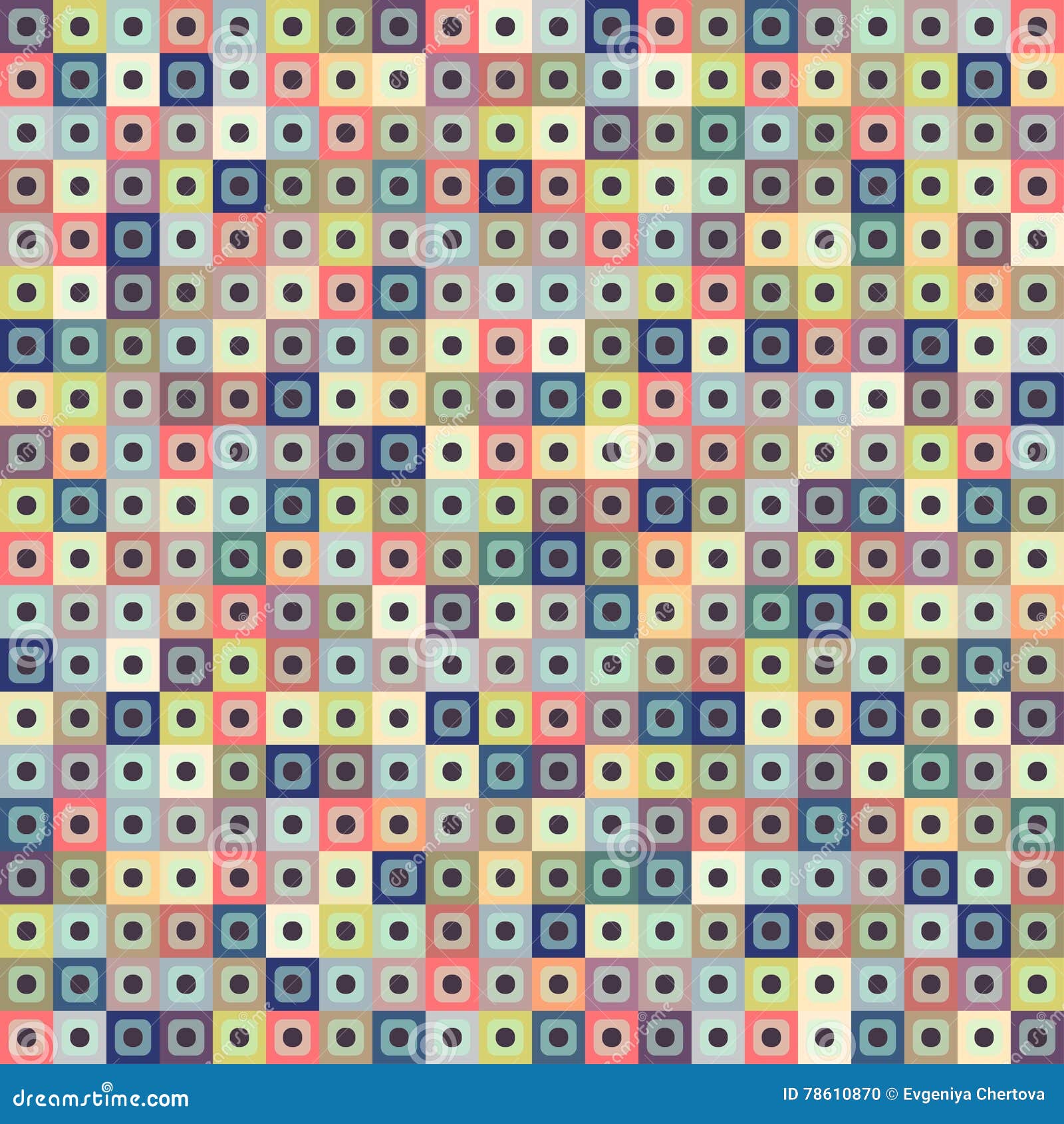 Geometric Seamless Pattern of Square, Abstract Background. Checkered ...