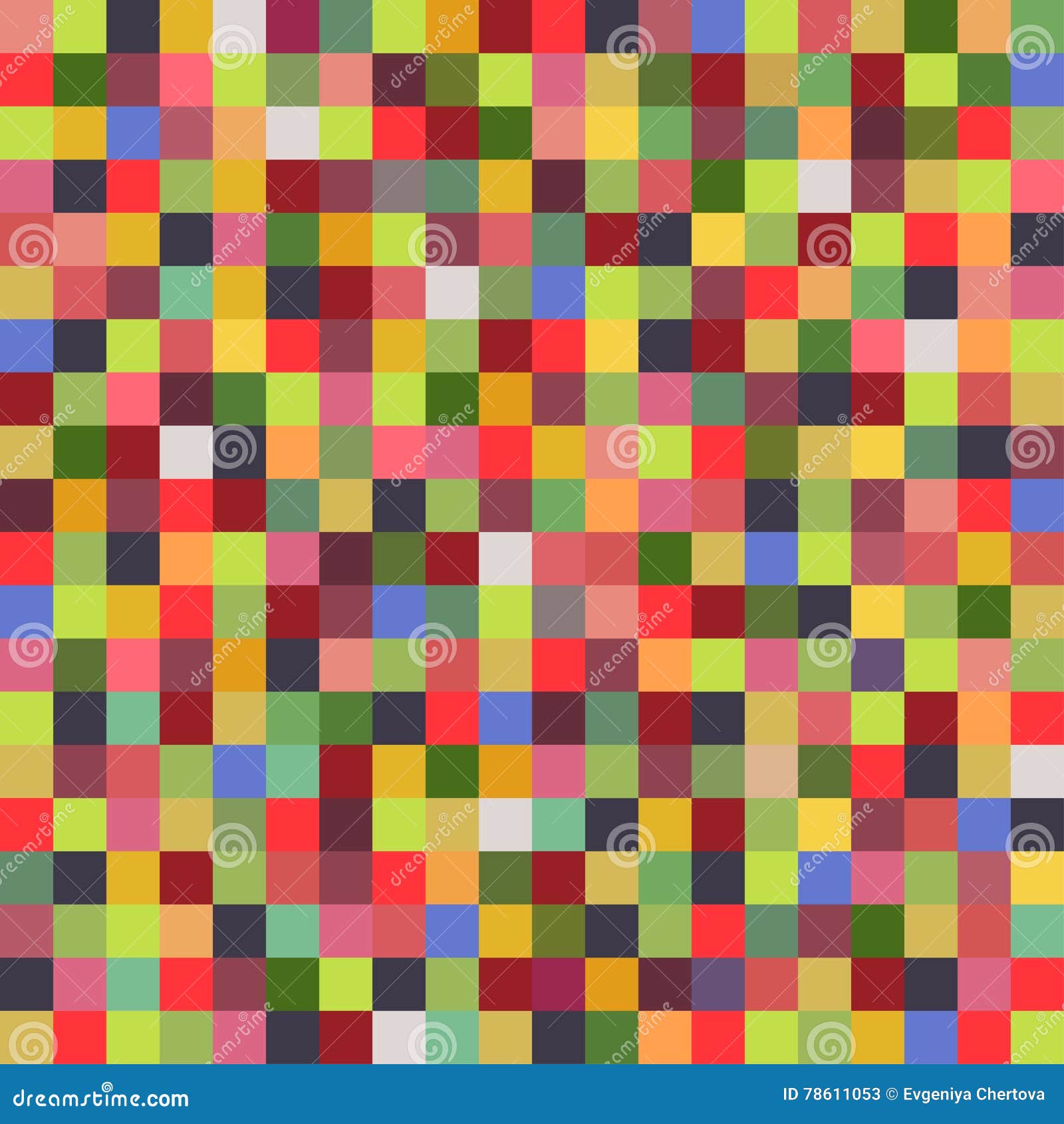 Geometric Seamless Pattern of Square, Abstract Background. Checkered ...