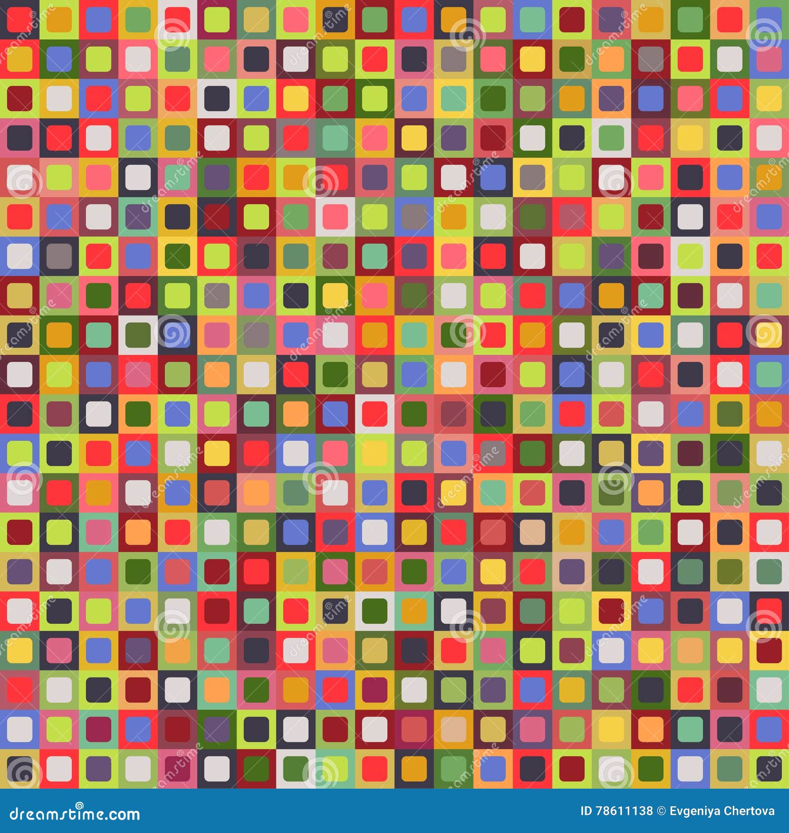 Geometric Seamless Pattern of Square, Abstract Background. Checkered ...