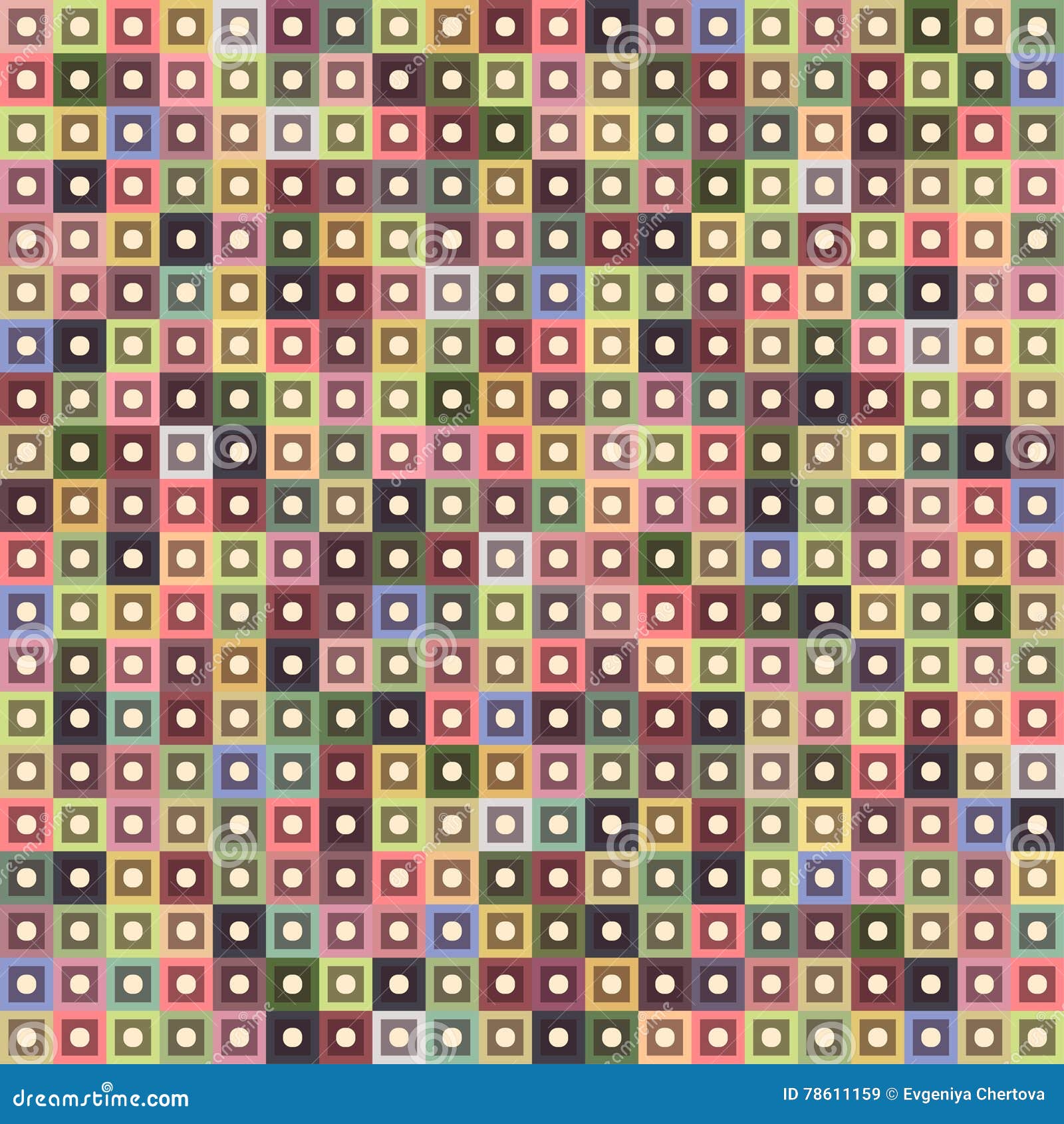 Geometric Seamless Pattern of Square, Abstract Background. Checkered ...