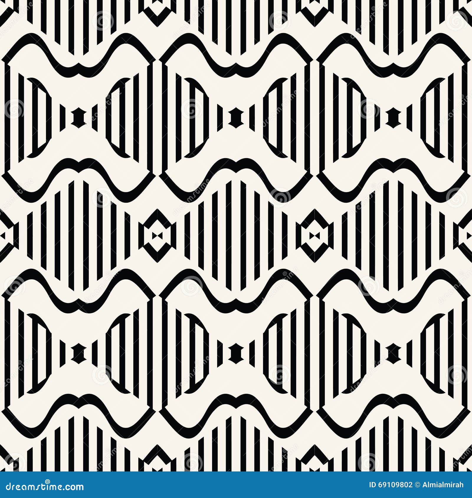 Geometric Seamless Pattern Vector Stock Vector - Illustration of ...