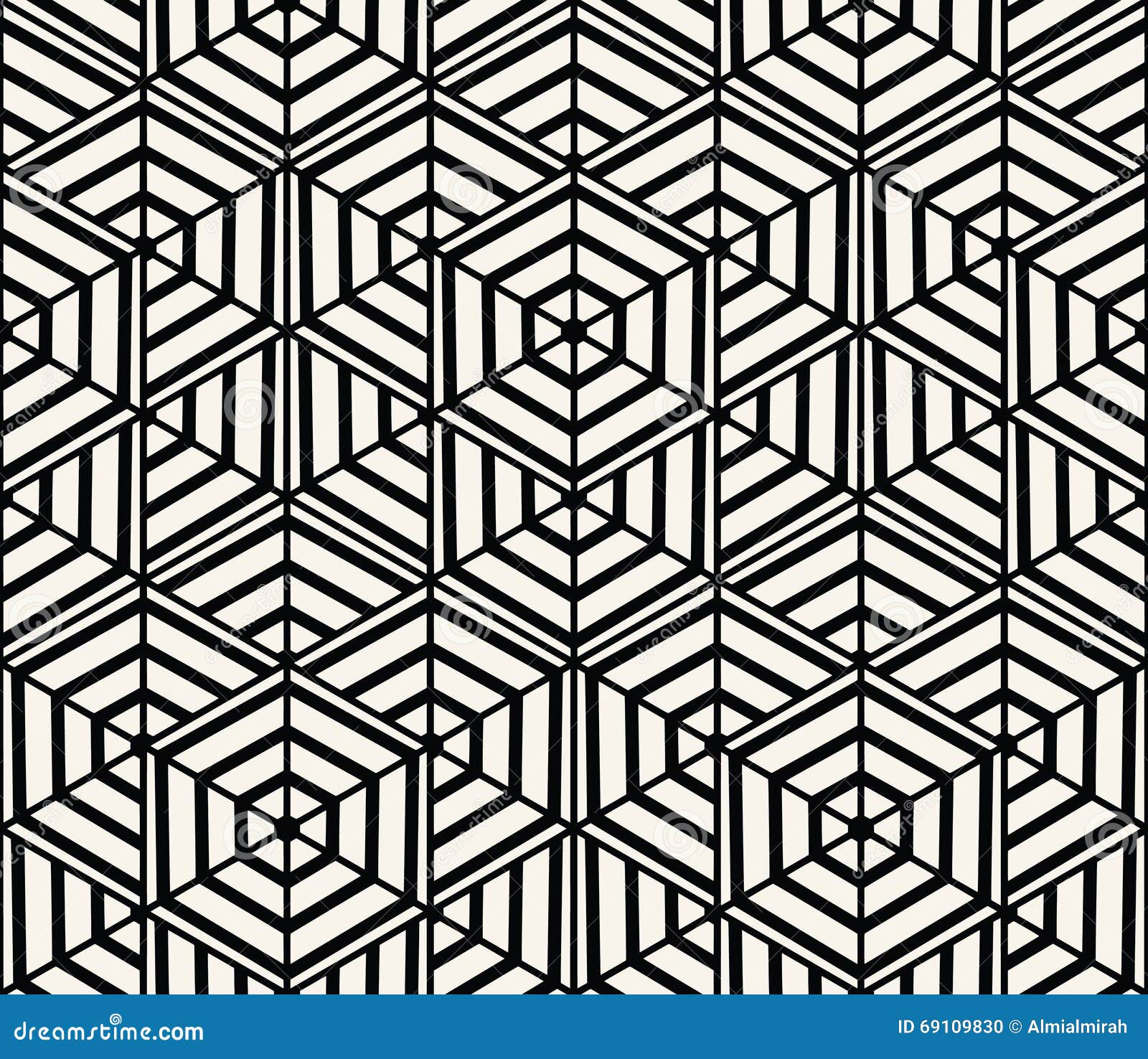Geometric Seamless Pattern Vector Stock Vector - Illustration of ...