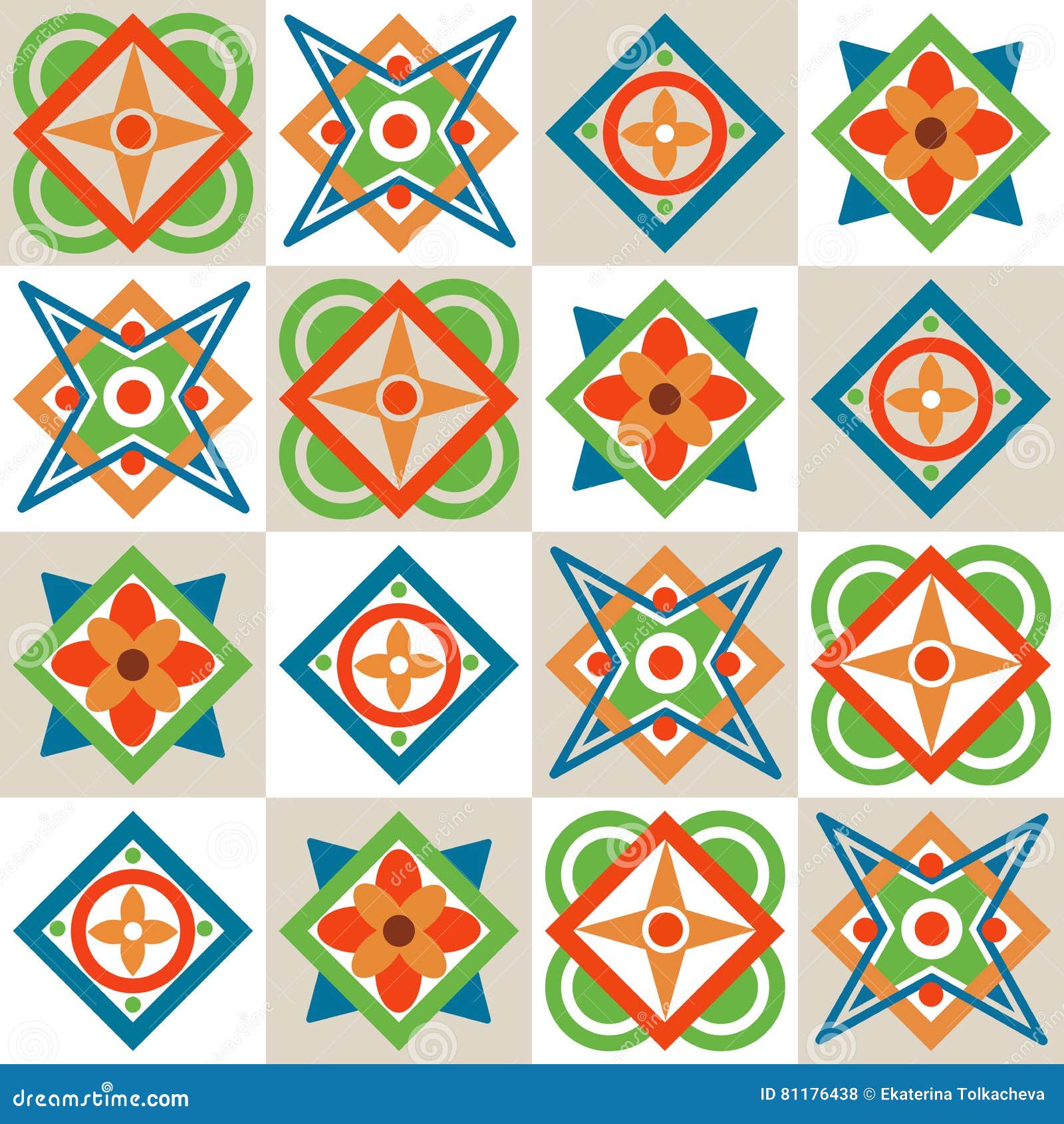 Geometric seamless pattern stock illustration. Illustration of element ...