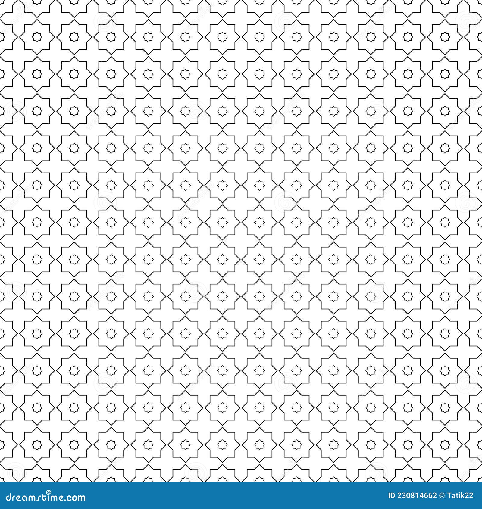 Geometric Seamless Pattern on a White Background Stock Vector ...