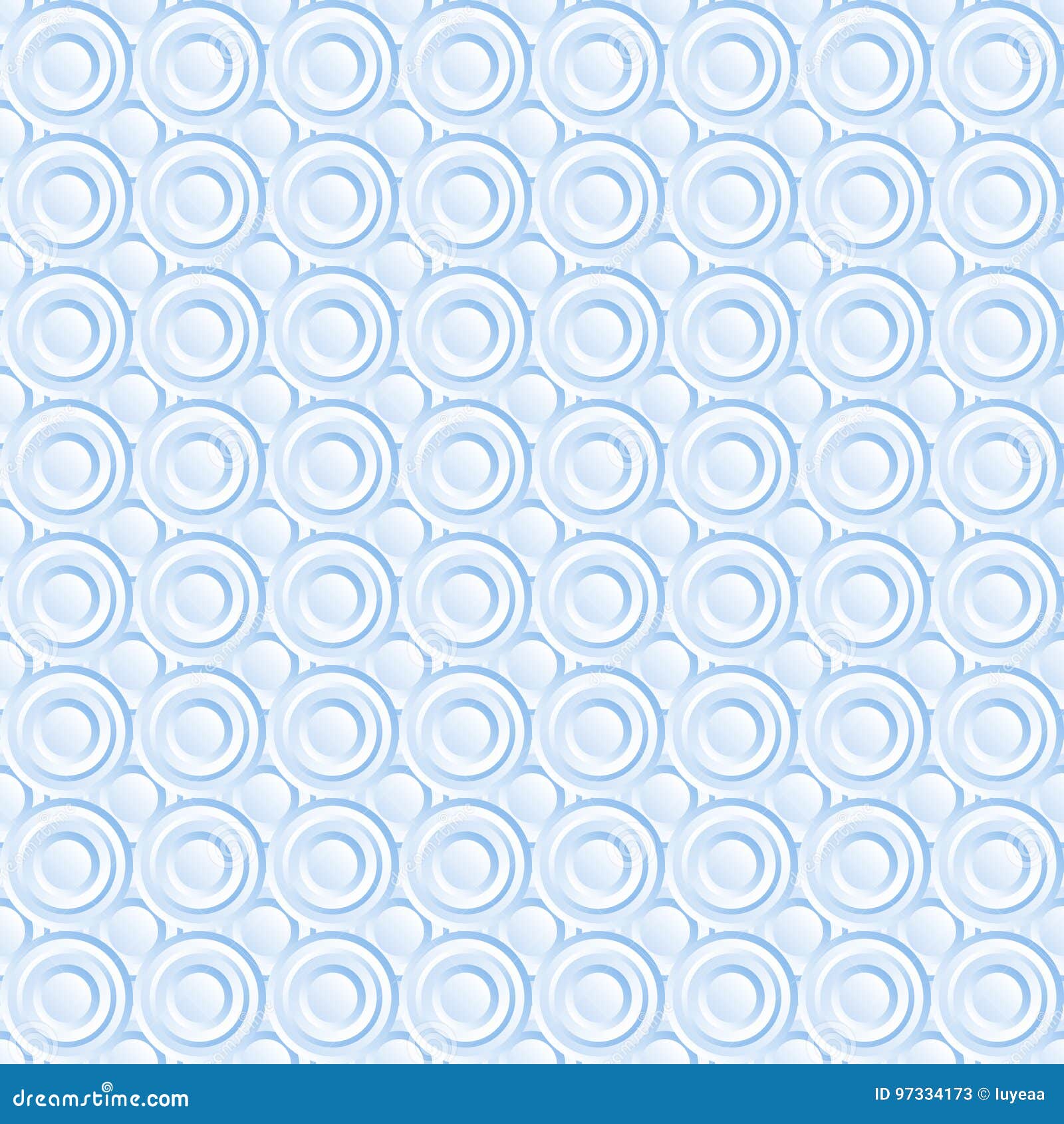 Geometric Seamless Pattern with White Circles. Vector Stock Vector ...