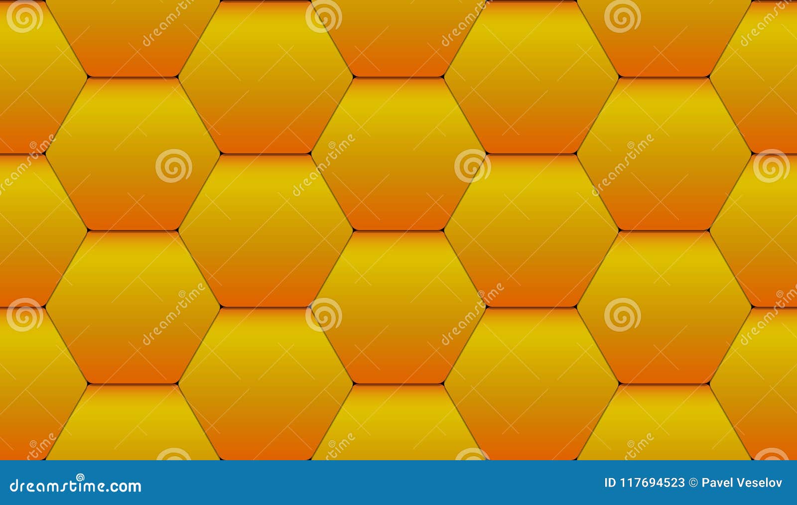 Seamless Tiles from Hexagons Stock Vector - Illustration of light ...