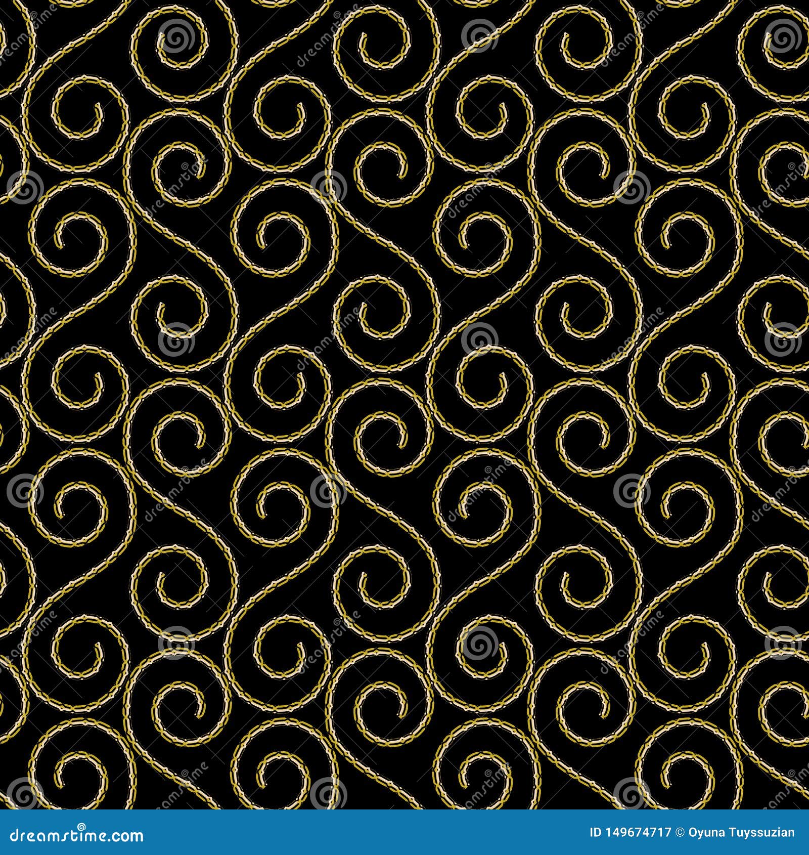 Geometric Seamless Repeat Pattern. Vector Illustration. Stock Vector ...