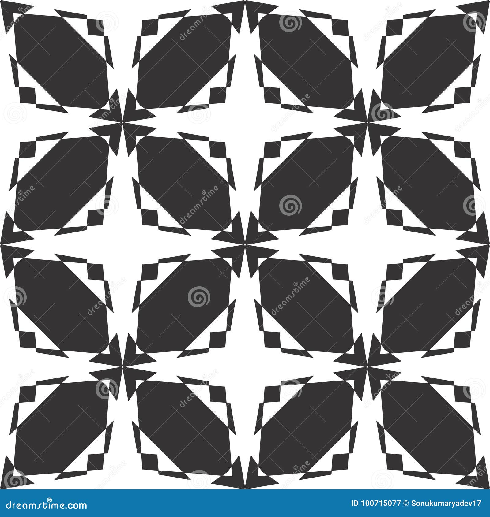Geometric Seamless Repeated Element Set of Backgrounds Stock Vector ...