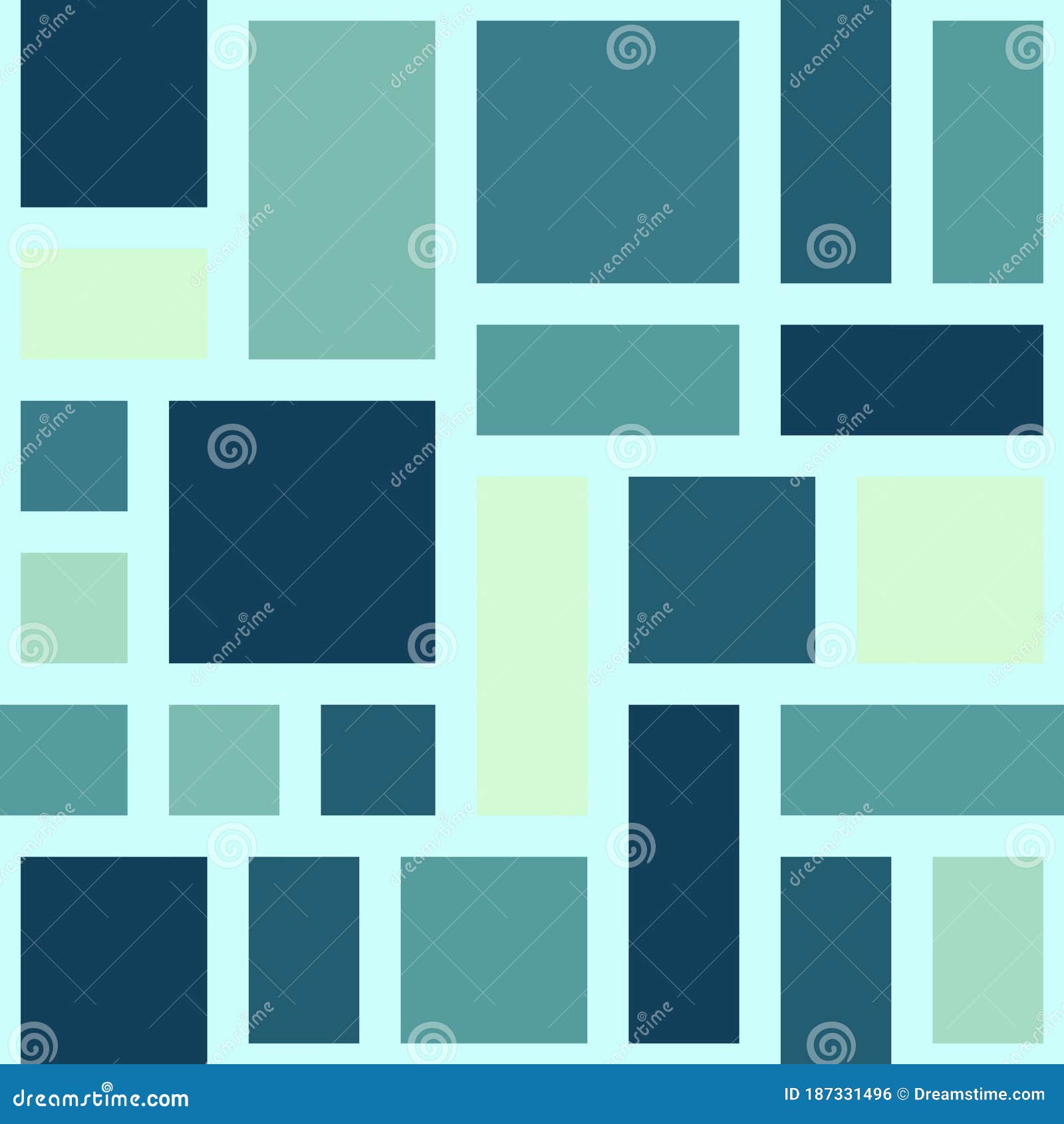 Geometric Seamless Repeating Pattern of Squaers Stock Illustration ...