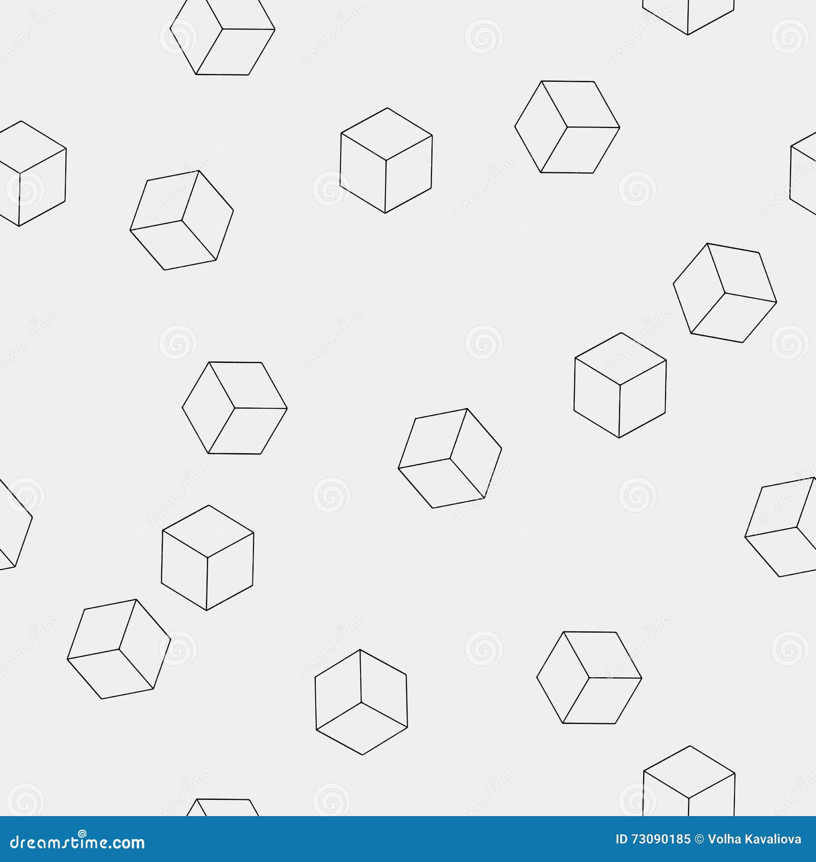 Geometric Seamless Simple Monochrome Minimalistic Pattern of Cube ... Geometric Seamless Simple Monochrome Minimalistic Pattern of Cube ...
